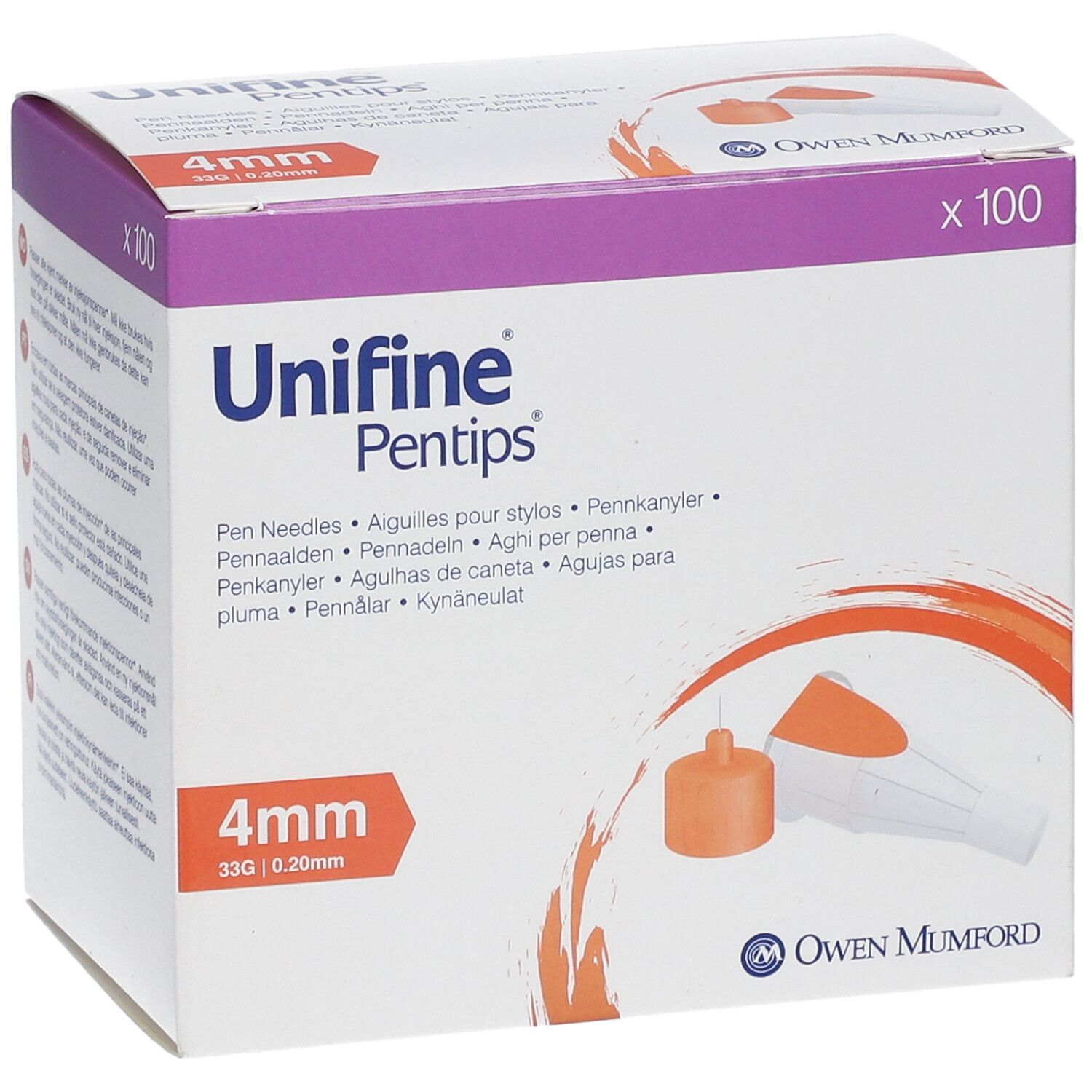 Unifine® Pentips® 33 G 4 mm 100 St - Shop Apotheke