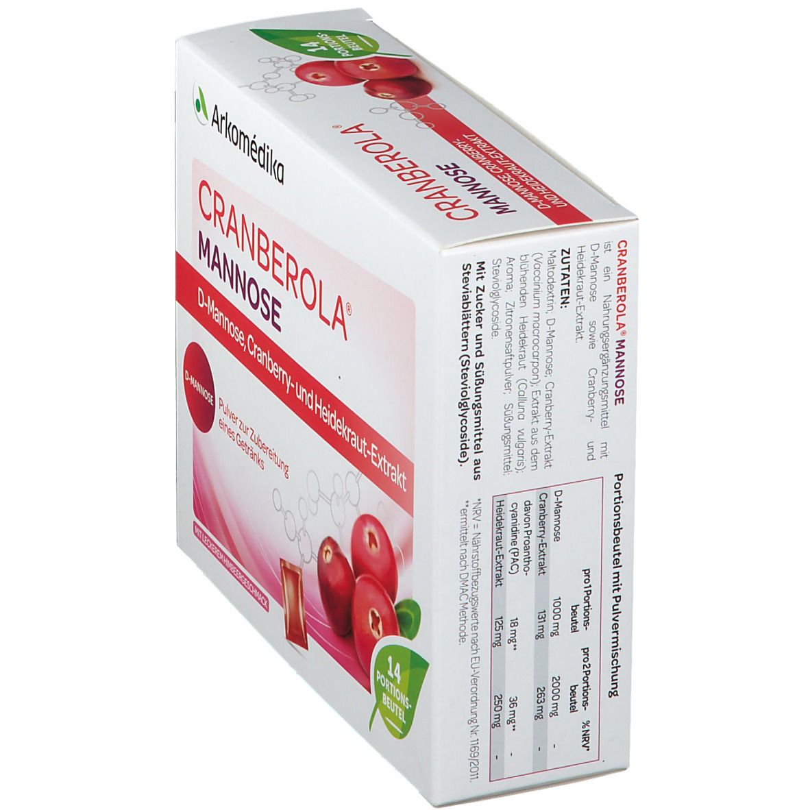 Cranberola® Mannose Pulver 14x4 g - shop-apotheke.com