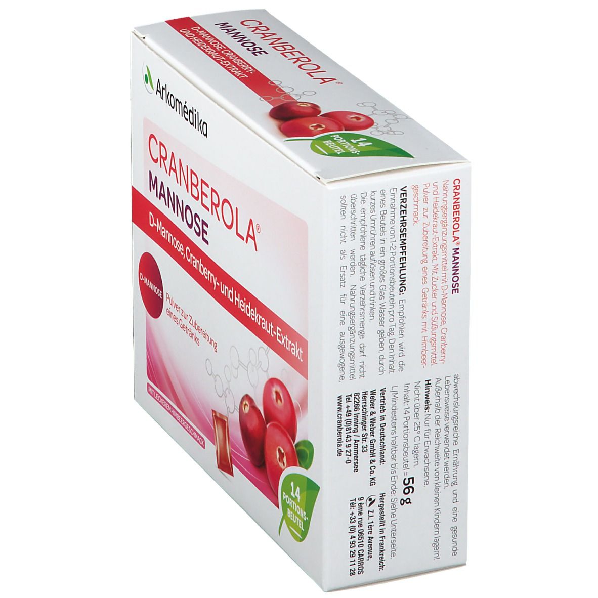 Cranberola® Mannose Pulver 14x4 g - shop-apotheke.com