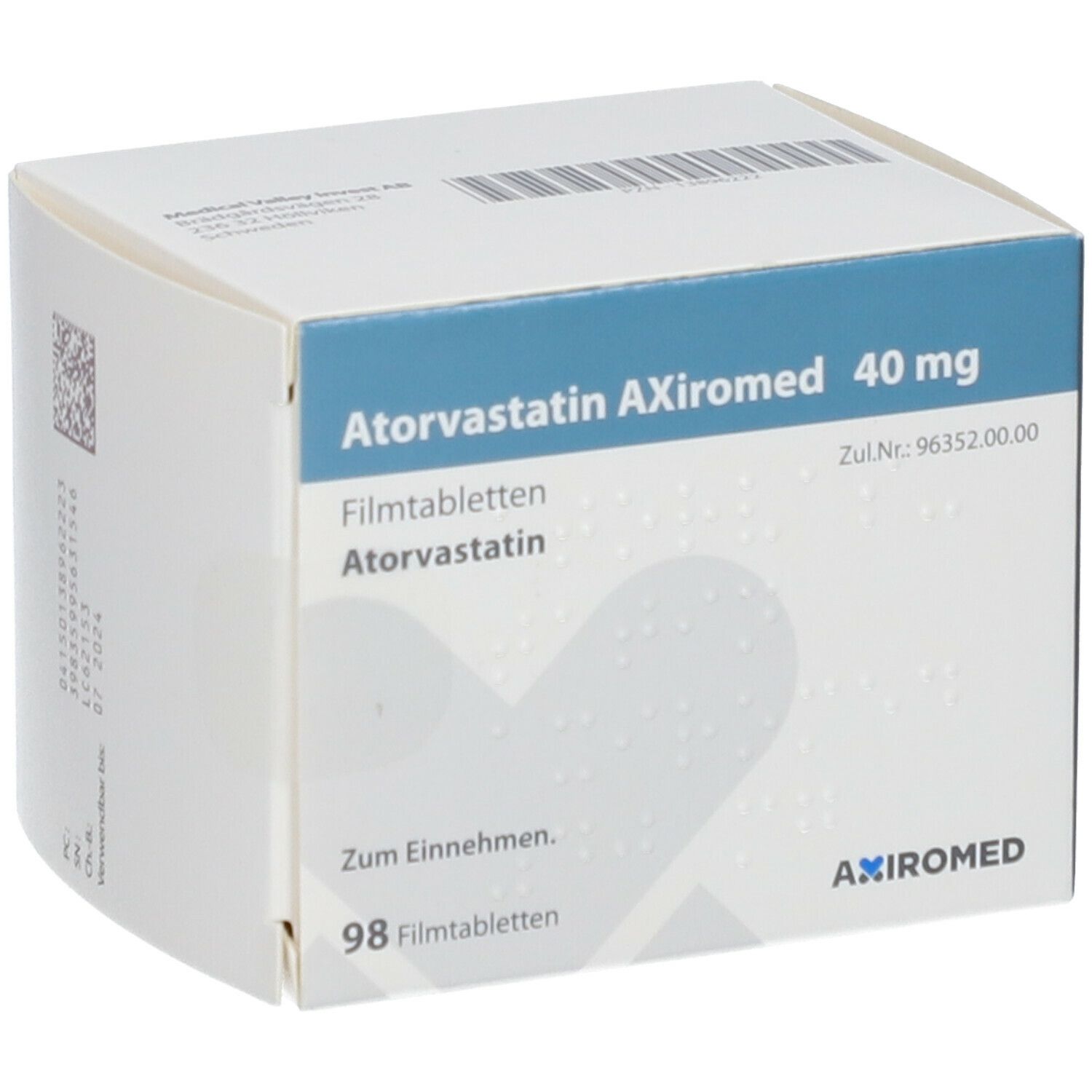 Atorvastatin AXiromed 40 mg 98 St mit dem E-Rezept kaufen - Shop Apotheke