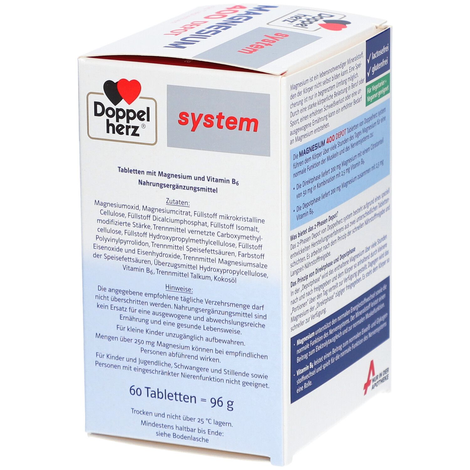 Doppelherz® Magnesium 400 DEPOT 60 St - shop-apotheke.com