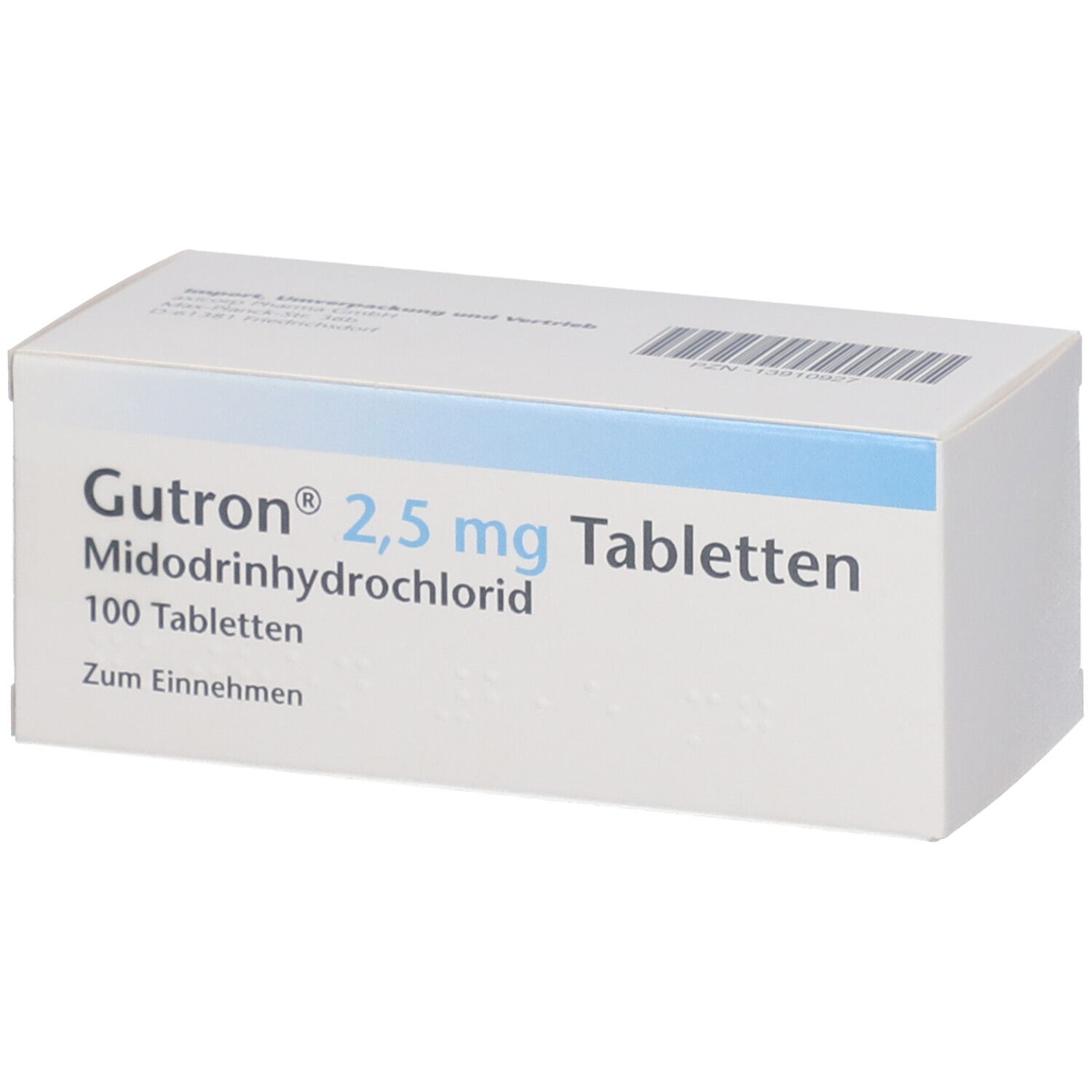 Gutron 2,5 mg 100 St mit dem E-Rezept kaufen - Shop Apotheke