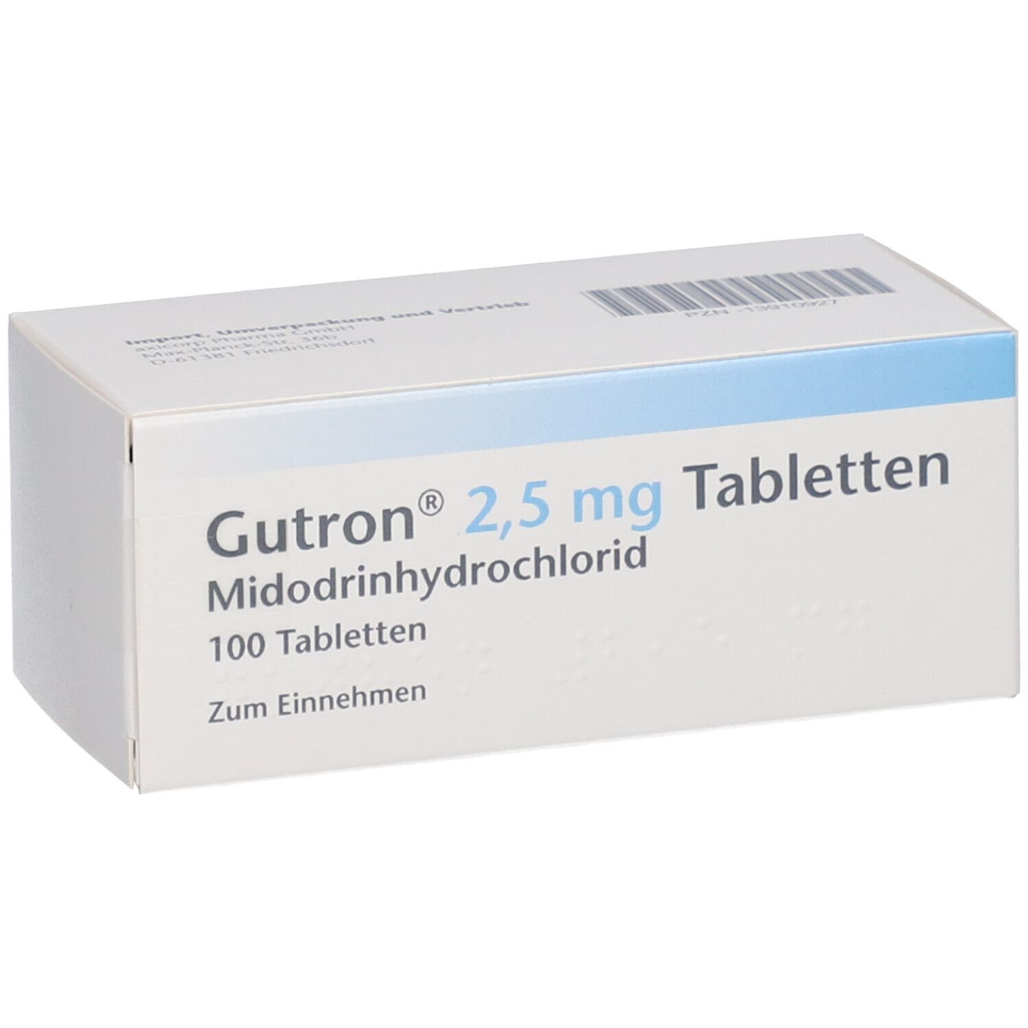 Gutron 2,5 mg 100 St mit dem E-Rezept kaufen - Shop Apotheke