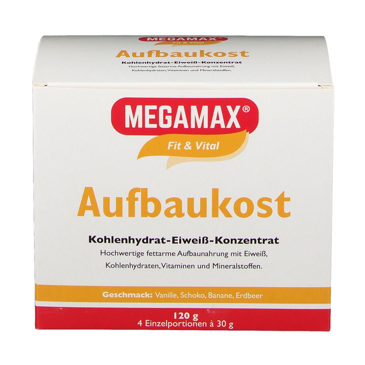 MEGAMAX® Aufbaukost 4x30 g - Shop Apotheke