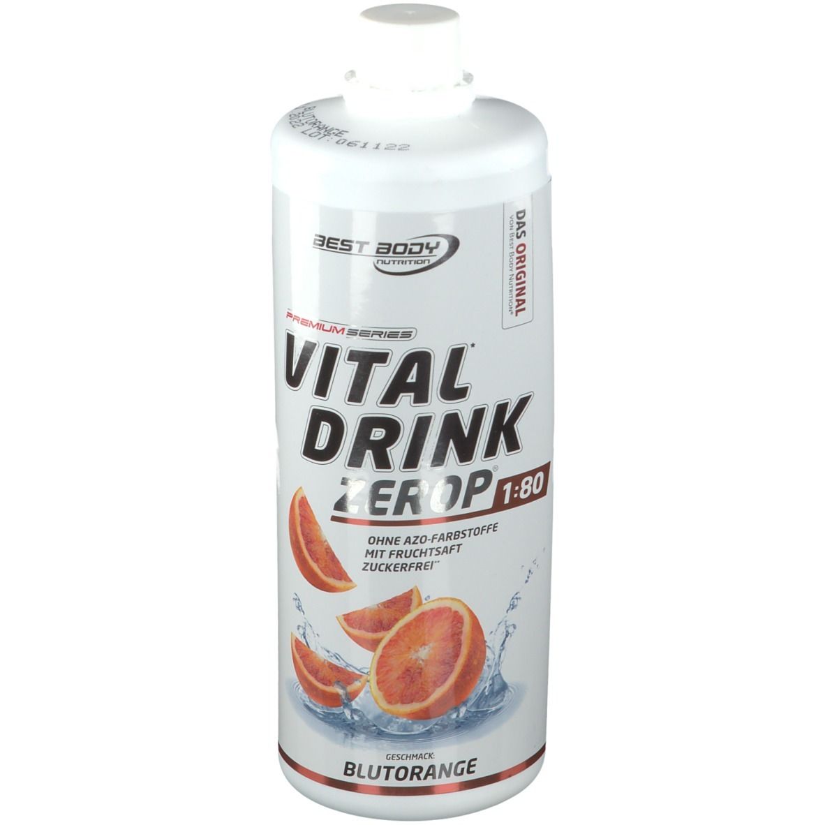 BEST BODY NUTRITION VITAL DRINK ZEROP® BLUTORANGE 1000 ml 1000 ml ...