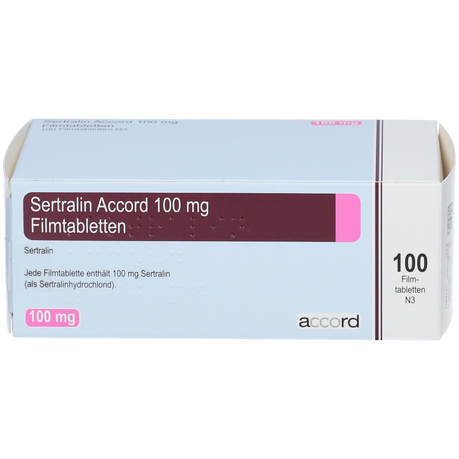 Sertralin Accord 100Mg 100 St mit dem E-Rezept kaufen - Shop Apotheke