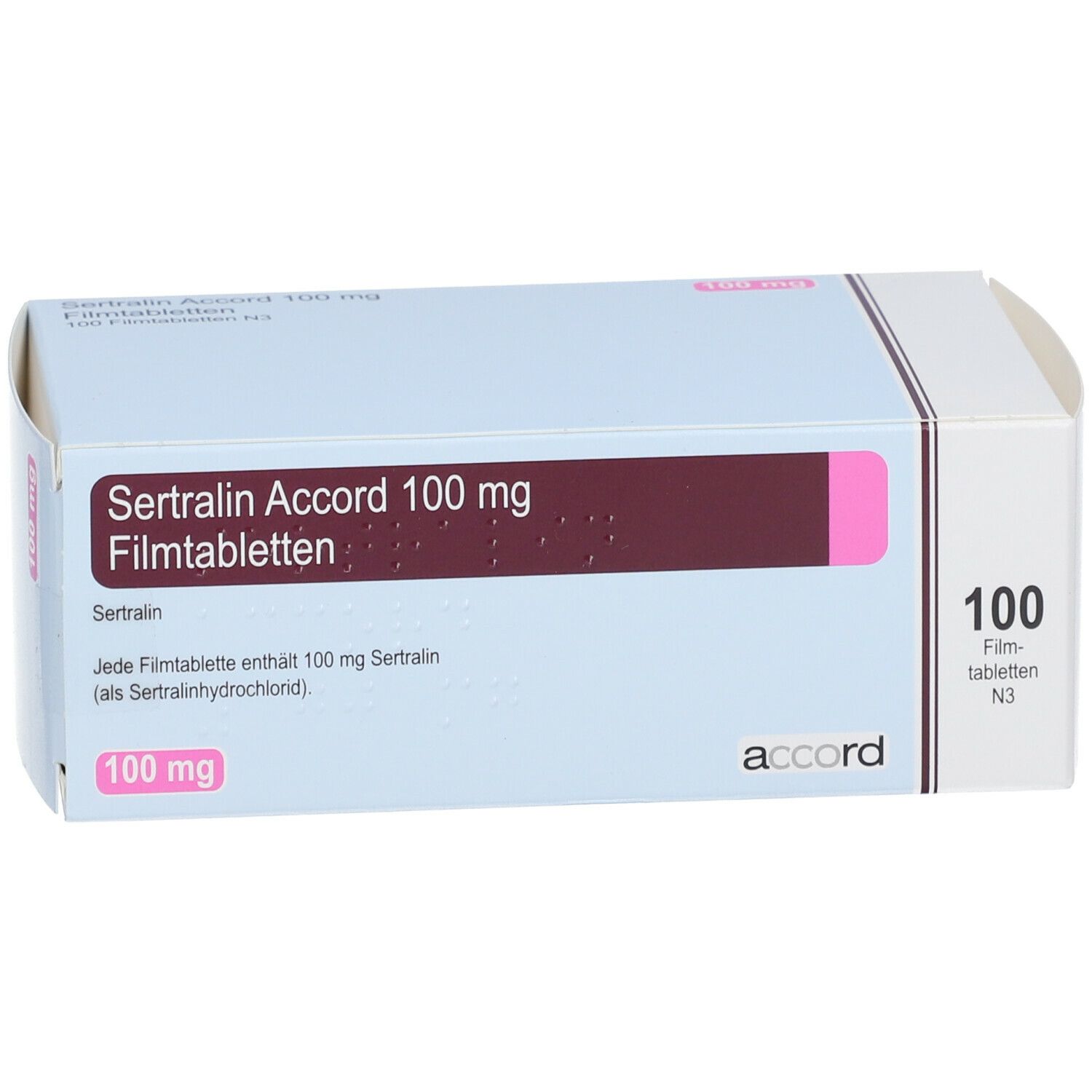 Sertralin Accord 100Mg 100 St mit dem E-Rezept kaufen - Shop Apotheke