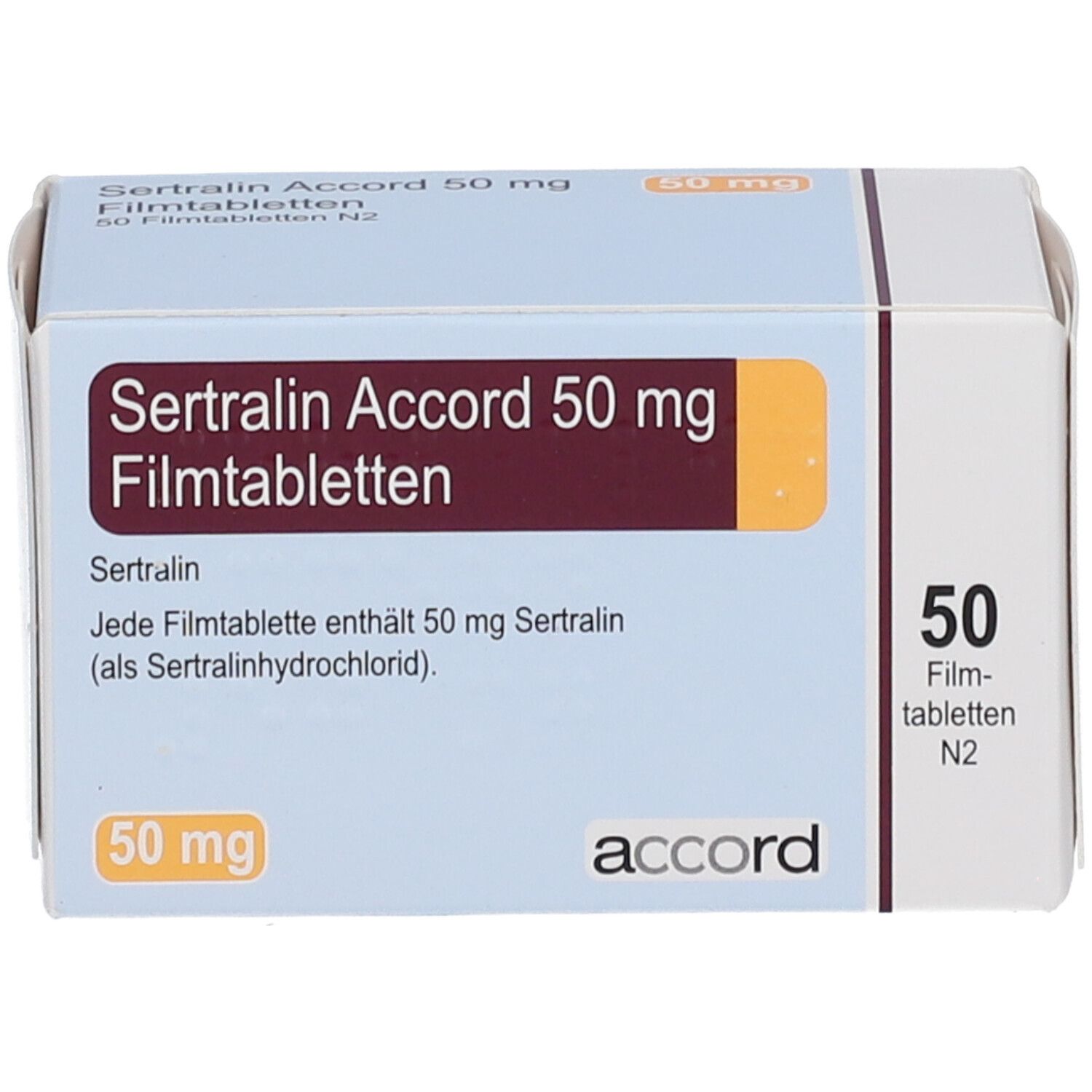Sertralin Accord 50 mg 50 St - shop-apotheke.com