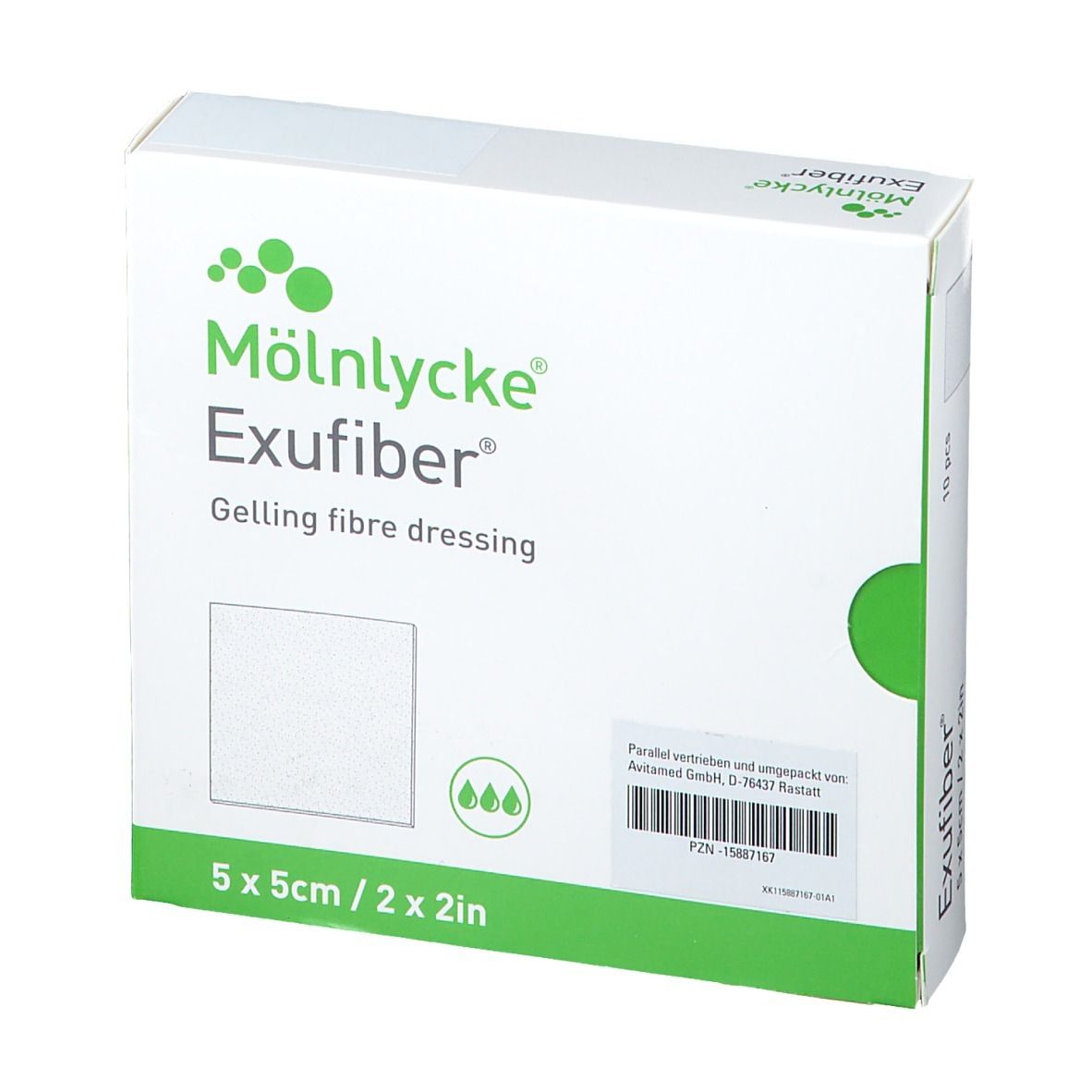 Exufiber 5 x 5 cm 10 St - Shop Apotheke