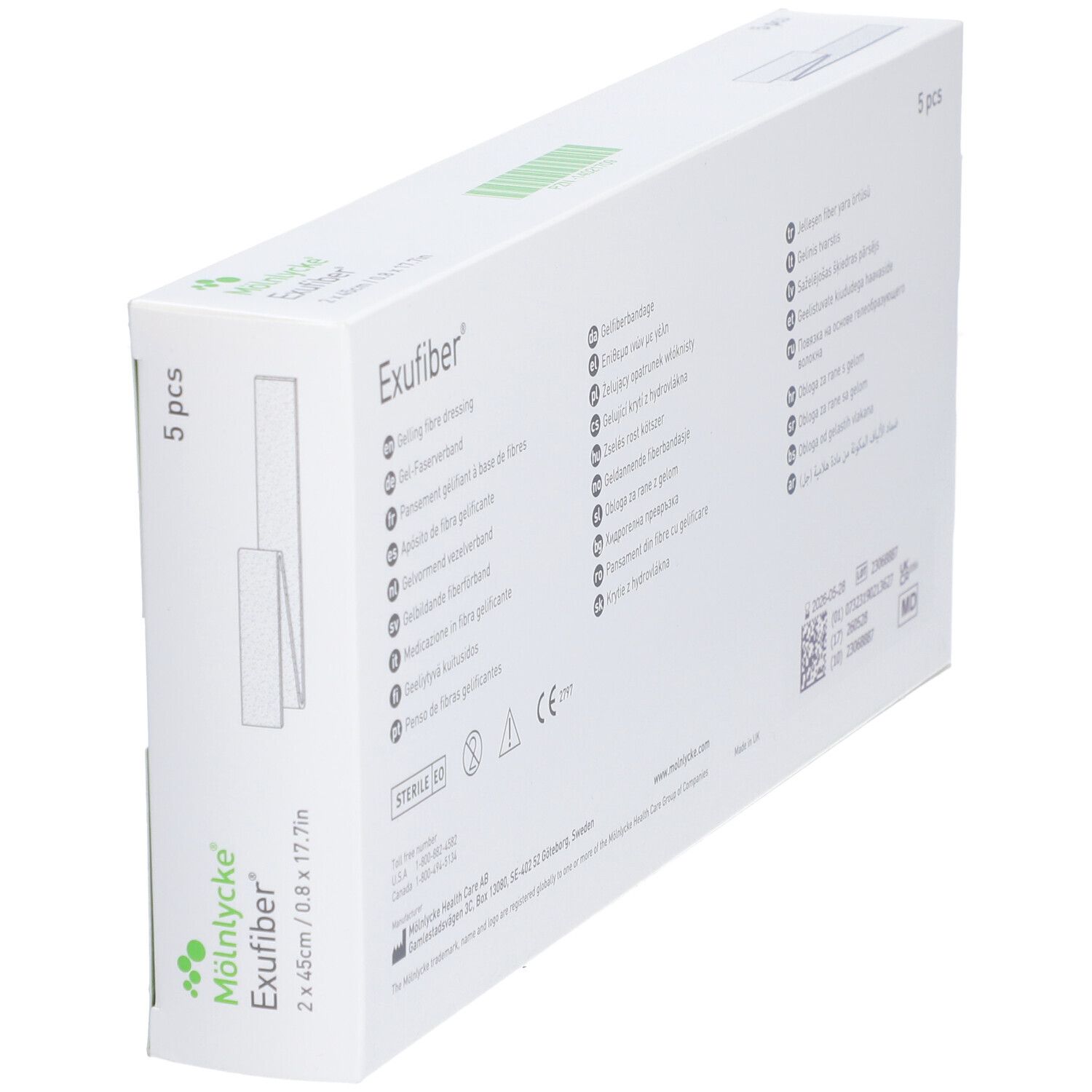 Exufiber 2 x 45 cm 5 St - Shop Apotheke