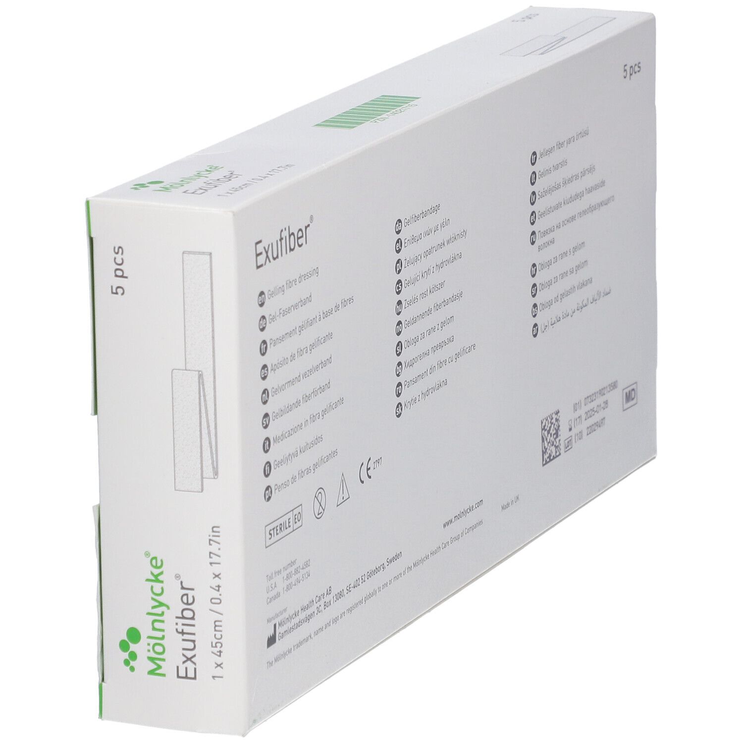 Exufiber 1 x 45 cm 5 St - Shop Apotheke