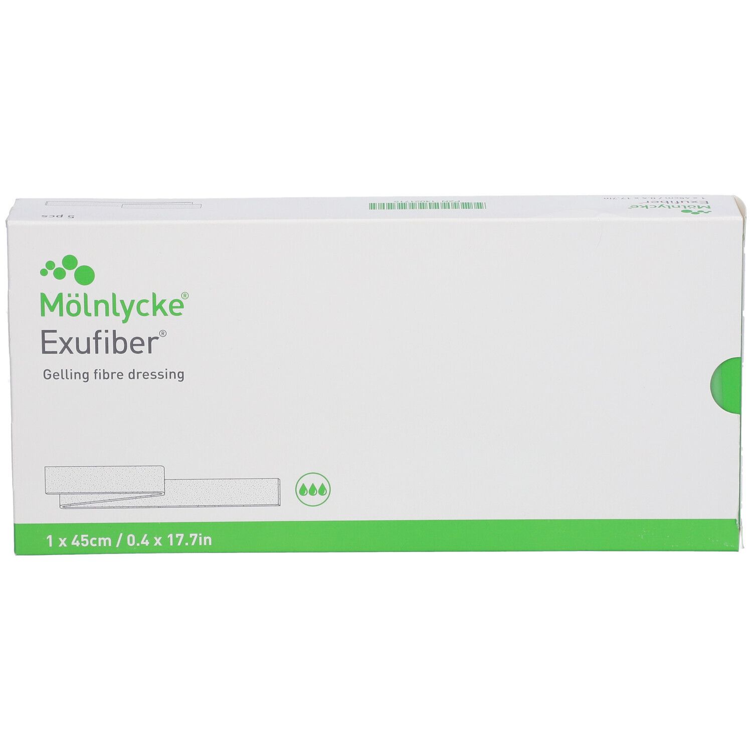 Exufiber 1 x 45 cm 5 St - Shop Apotheke