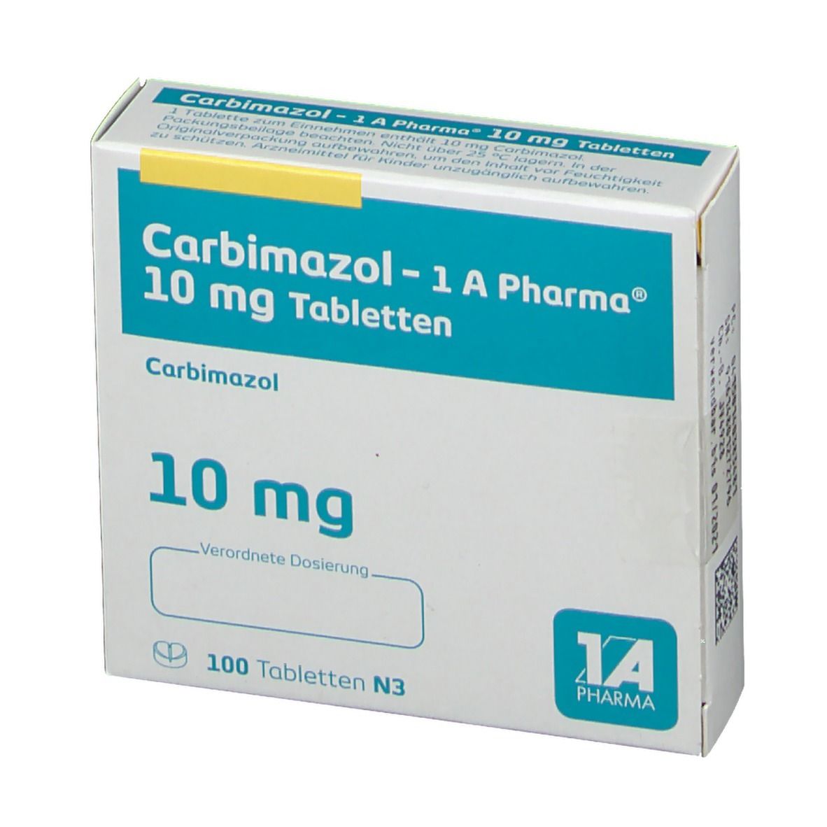 Carbimazol - 1 A Pharma® 10 mg 100 St - shop-apotheke.com
