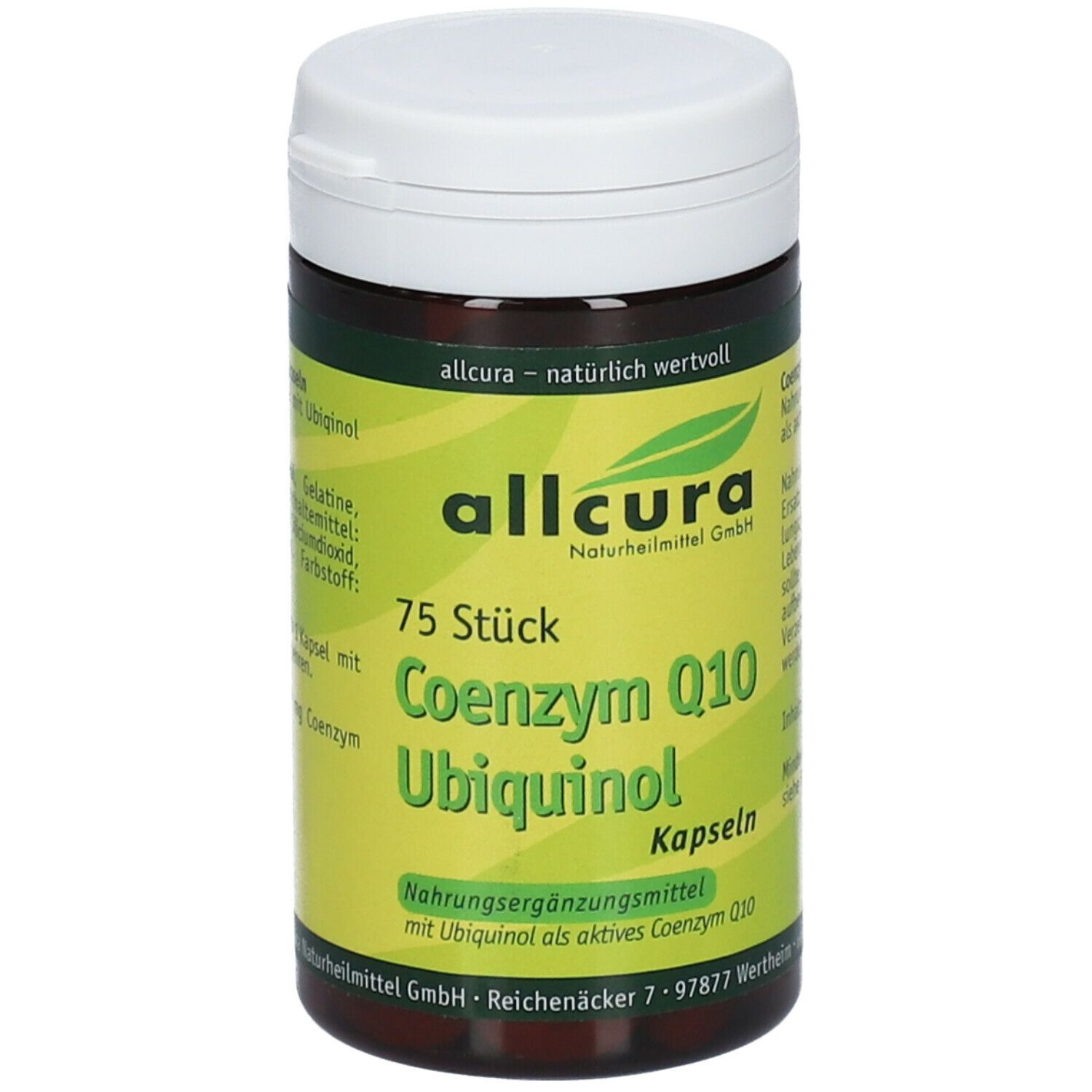 allcura Coenzym Q 10 Ubiquinol 100 mg 75 St - Shop Apotheke