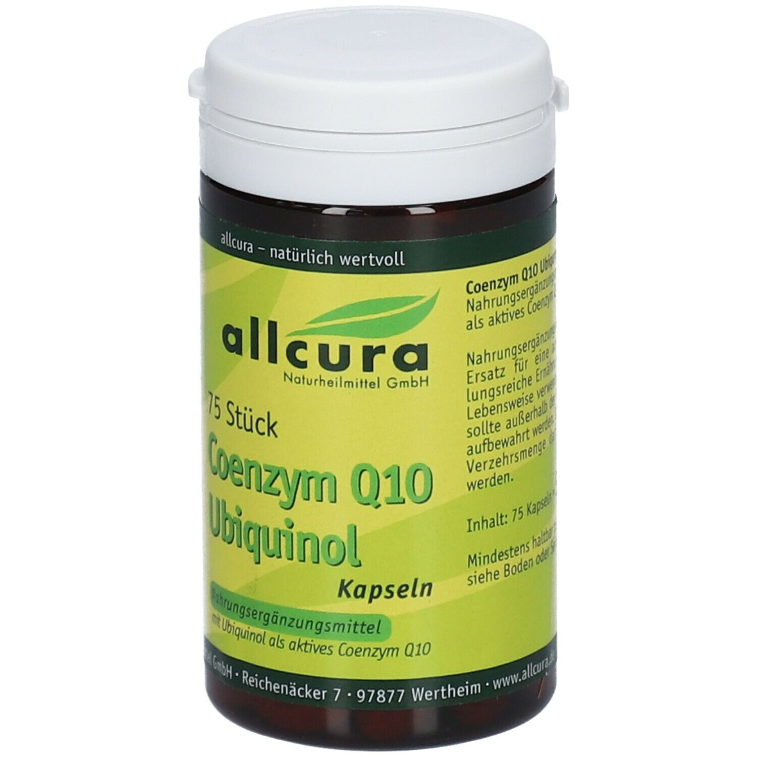 allcura Coenzym Q 10 Ubiquinol 100 mg 75 St - shop-apotheke.at