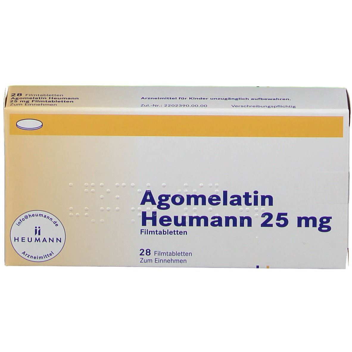 Agomelatin Heumann 25 mg 28 St - shop-apotheke.com