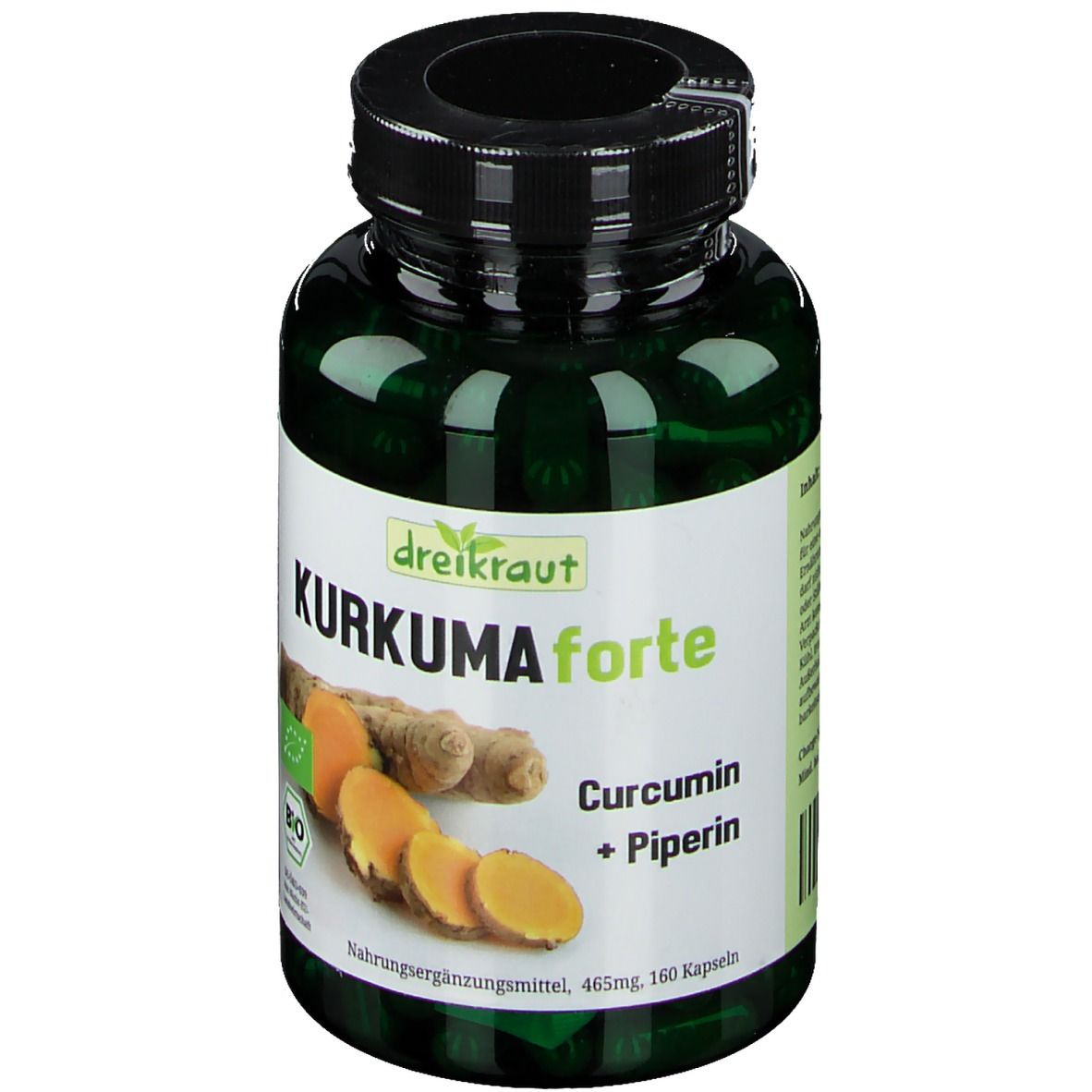 dreikraut® Kurkuma Forte Bio Kapseln 160 St - Shop Apotheke
