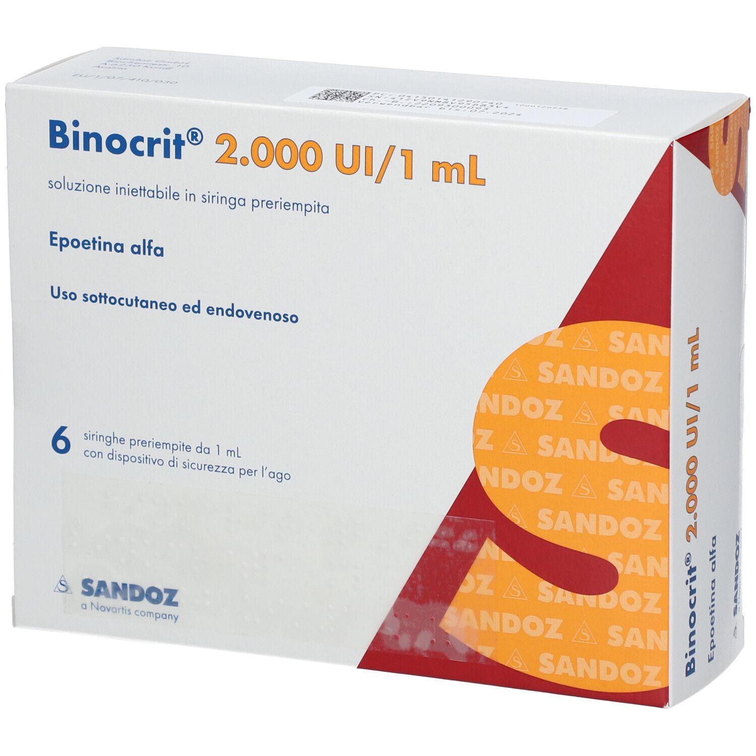 Binocrit 2.000 I.E./1 ml 6x1 ml mit dem E-Rezept kaufen - Shop Apotheke