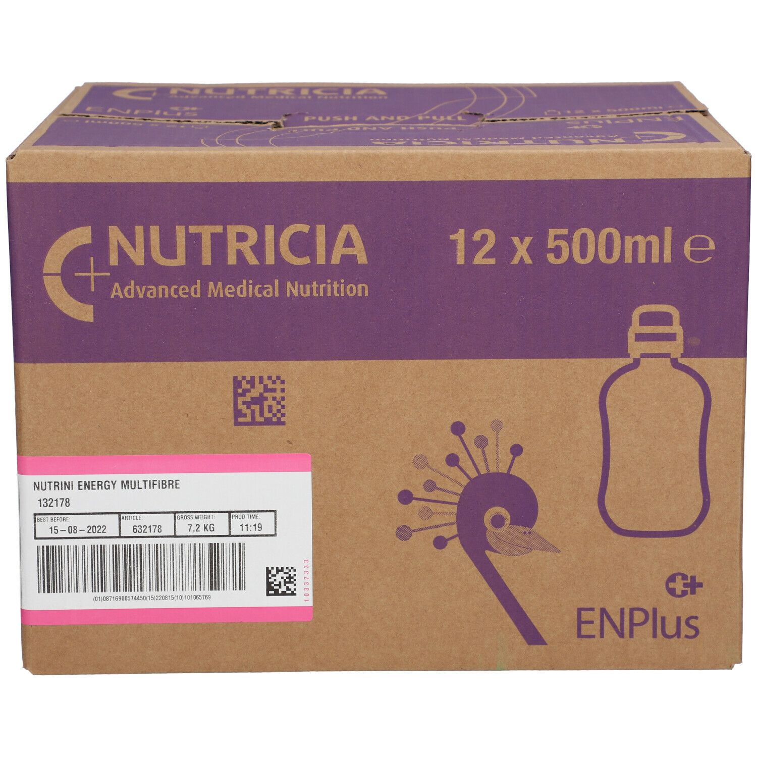 Nutrini Energy Multi Fibre Pack 12x500 ml - Shop Apotheke