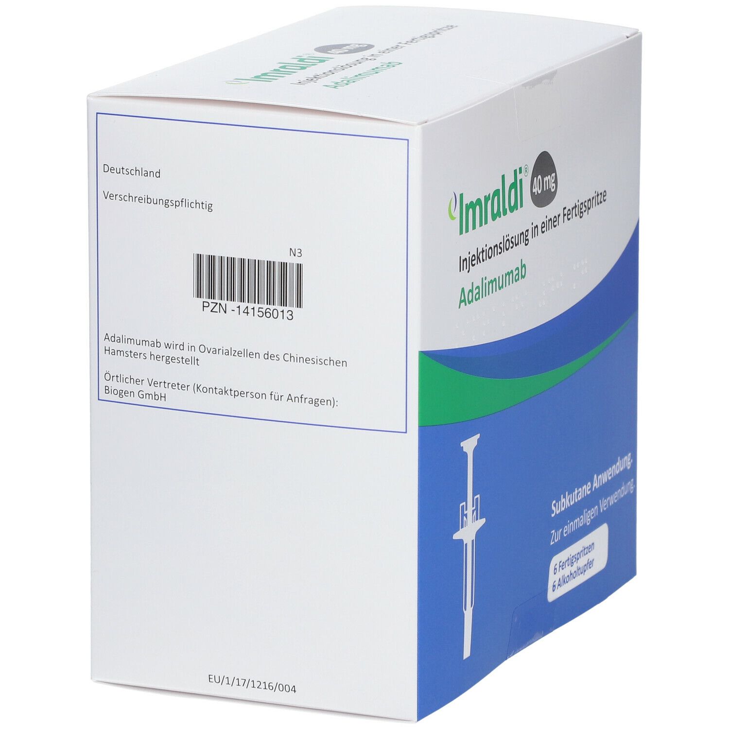 Imraldi® 40 mg/0,8 ml 6 St - shop-apotheke.com