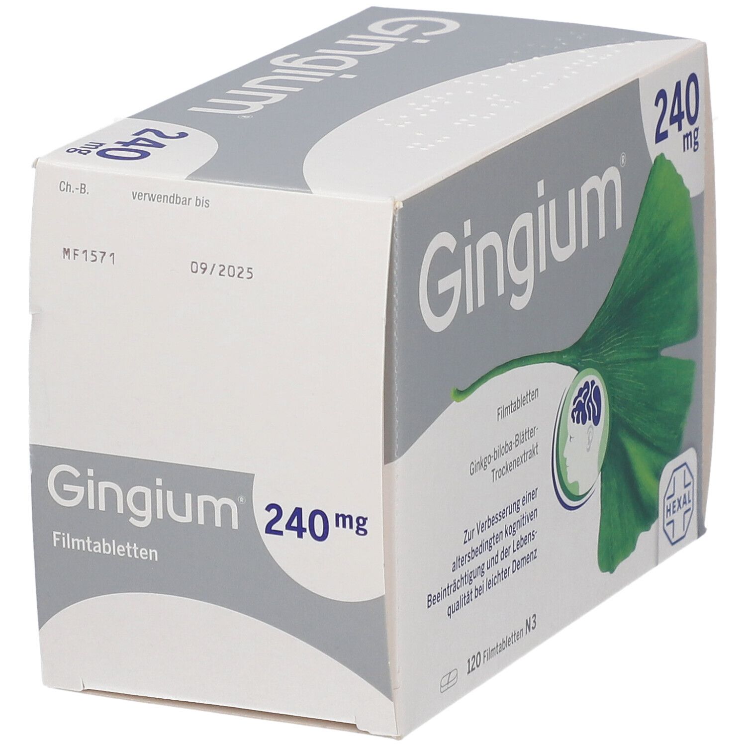Gingium® 240 mg 120 St - shop-apotheke.com