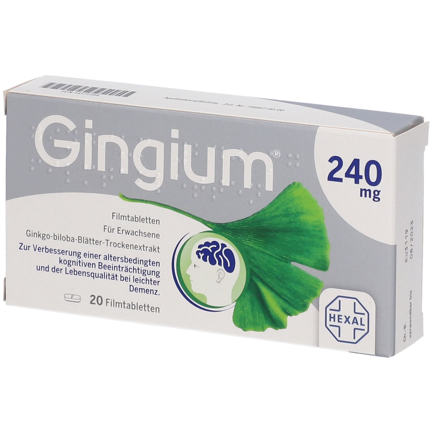 Gingium® 240 mg 20 St - shop-apotheke.com