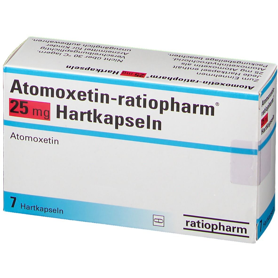 Atomoxetin-ratiopharm® 25 mg 7 St - shop-apotheke.com