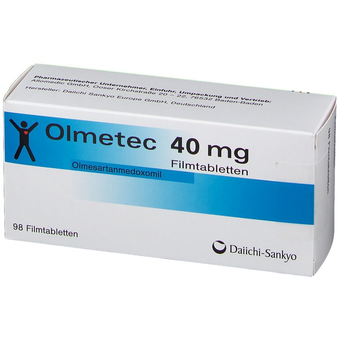 Olmetec 40 mg 98 St mit dem E-Rezept kaufen - Shop Apotheke