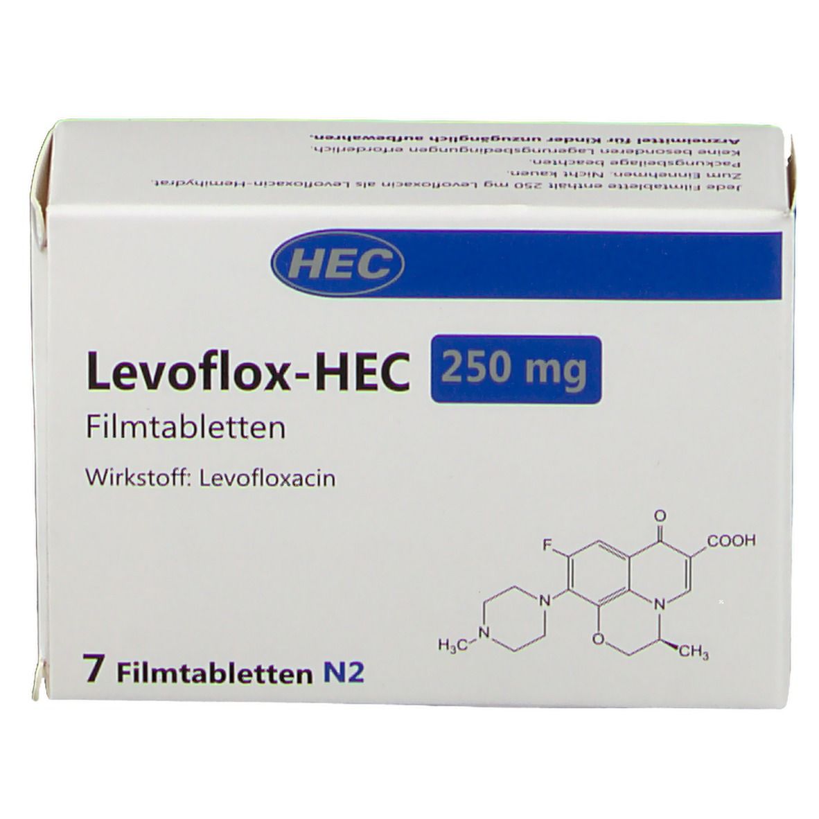 Levoflox-HEC 250 mg 7 St mit dem E-Rezept kaufen - Shop Apotheke
