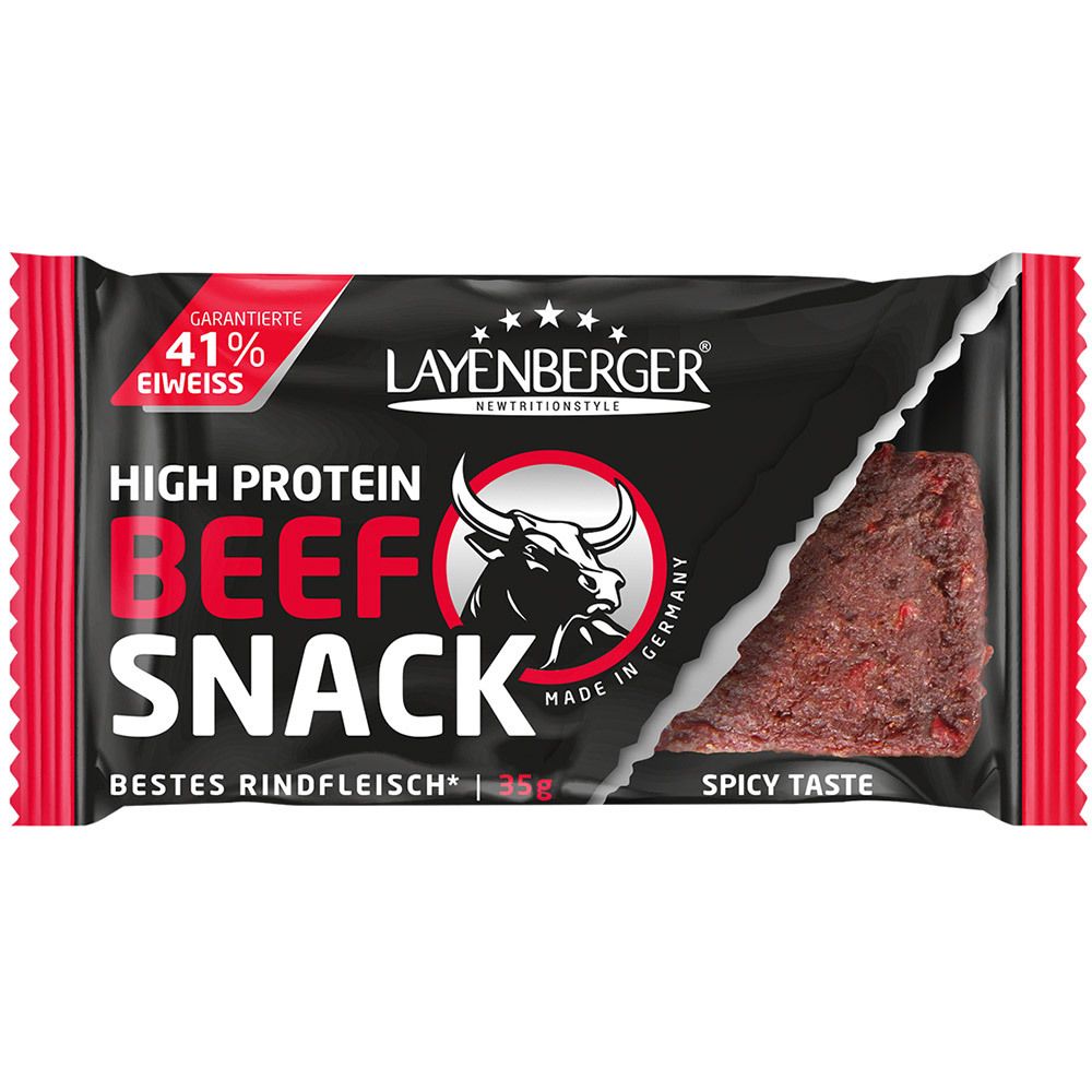LAYENBERGER® High Protein Beef Snack Spicy Taste 35 g - Shop Apotheke