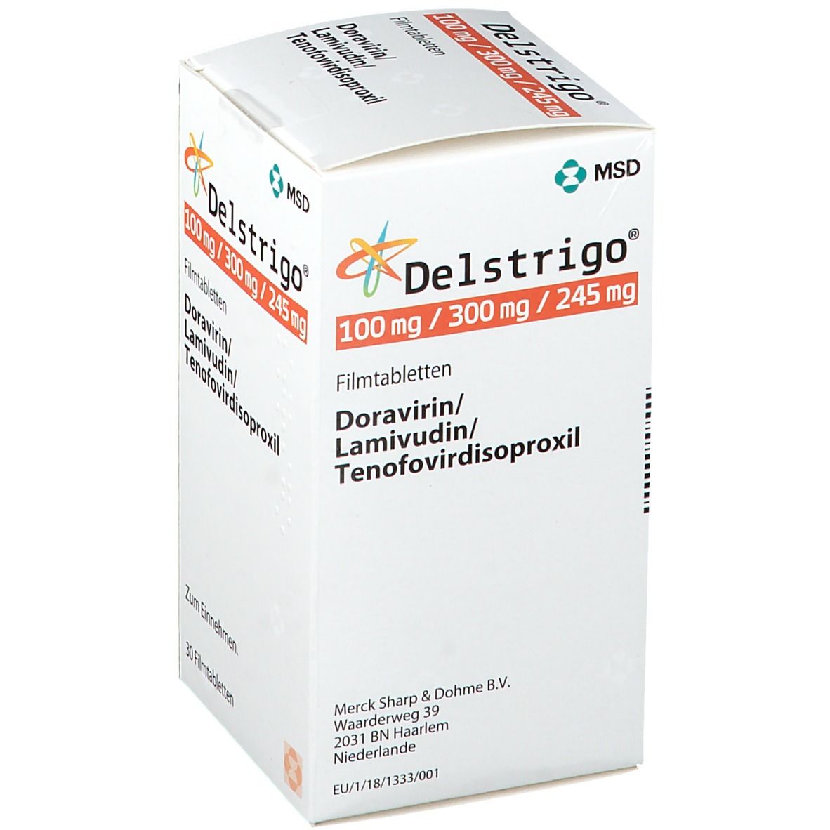 Delstrigo® 100 mg/300 mg/245 mg 30 St mit dem E-Rezept kaufen - Shop ...