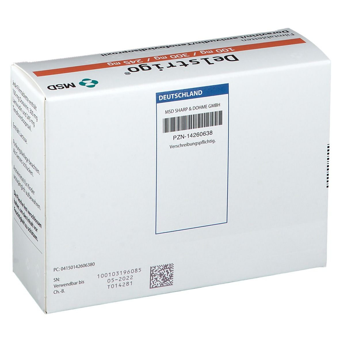Delstrigo® 100 mg/300 mg/245 mg 90 St - shop-apotheke.com