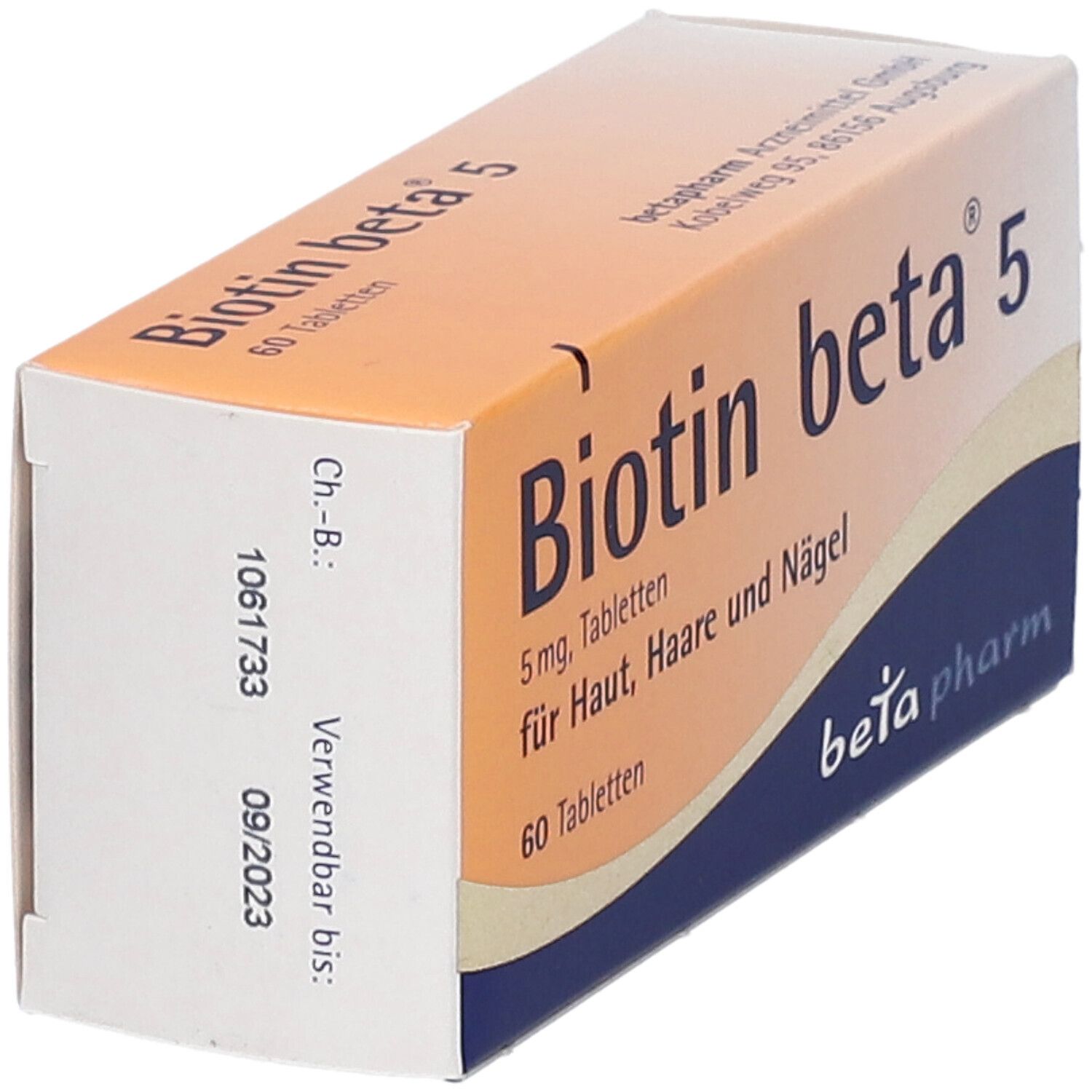 Biotin beta® 5 60 St - Shop Apotheke