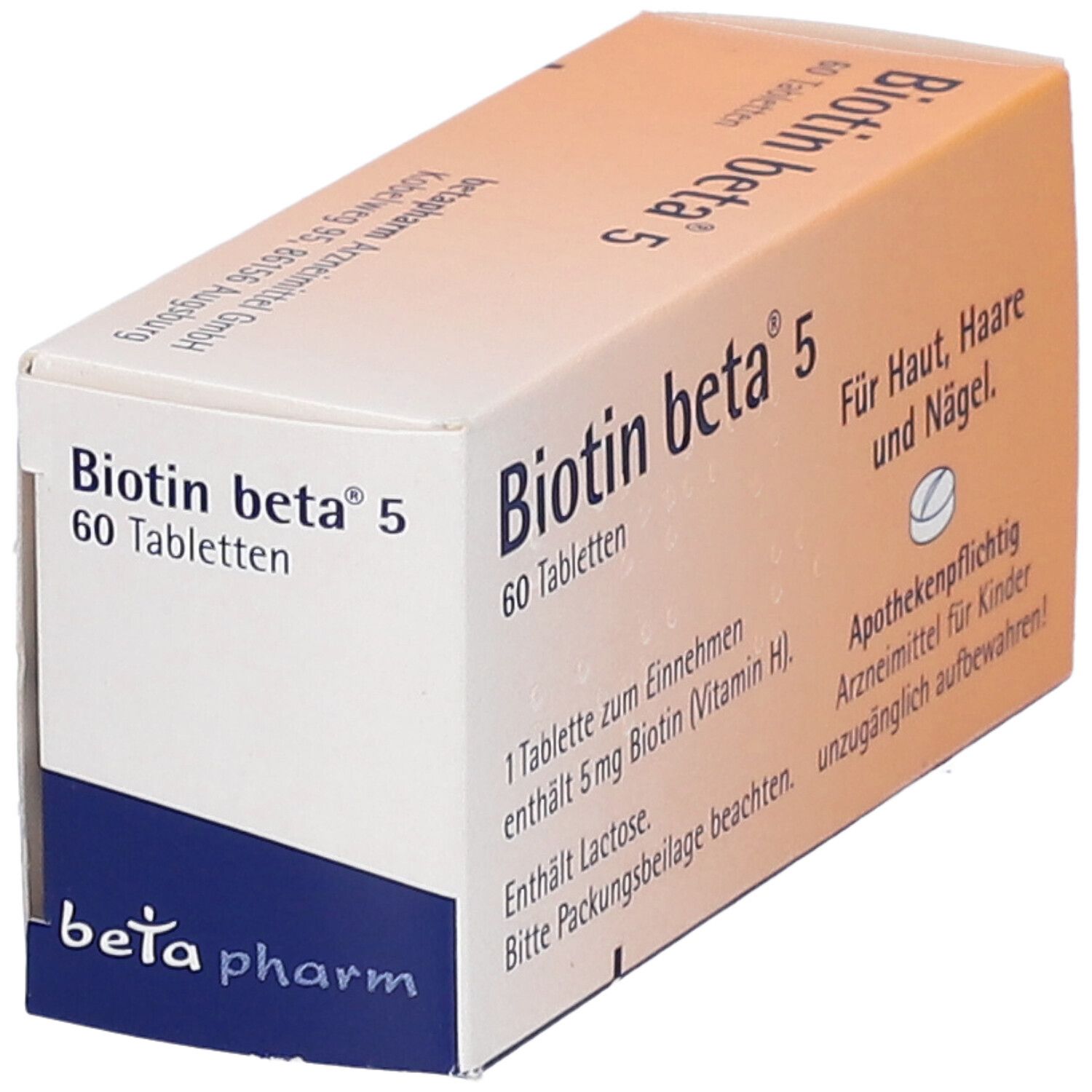 Biotin beta® 5 60 St - Shop Apotheke