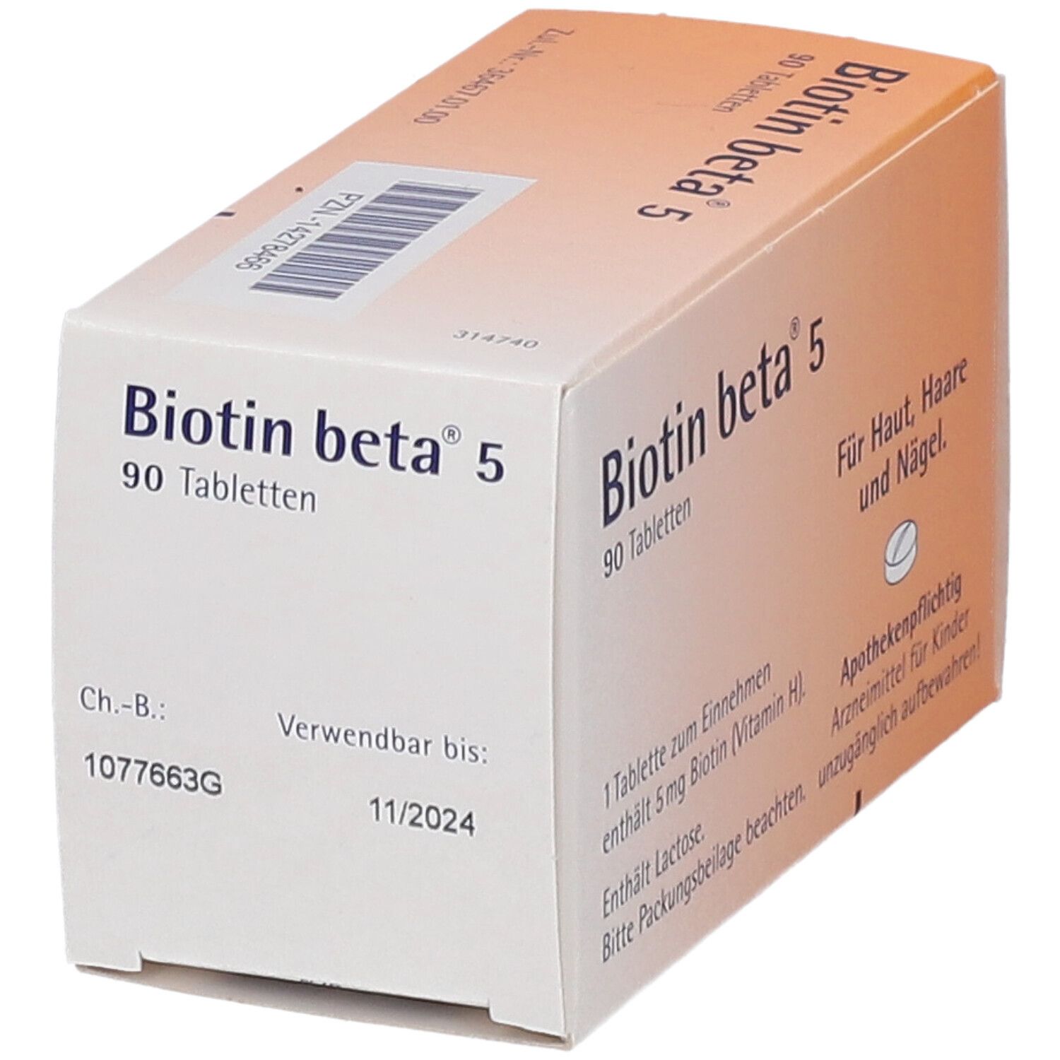 Biotin beta® 5 90 St - Shop Apotheke