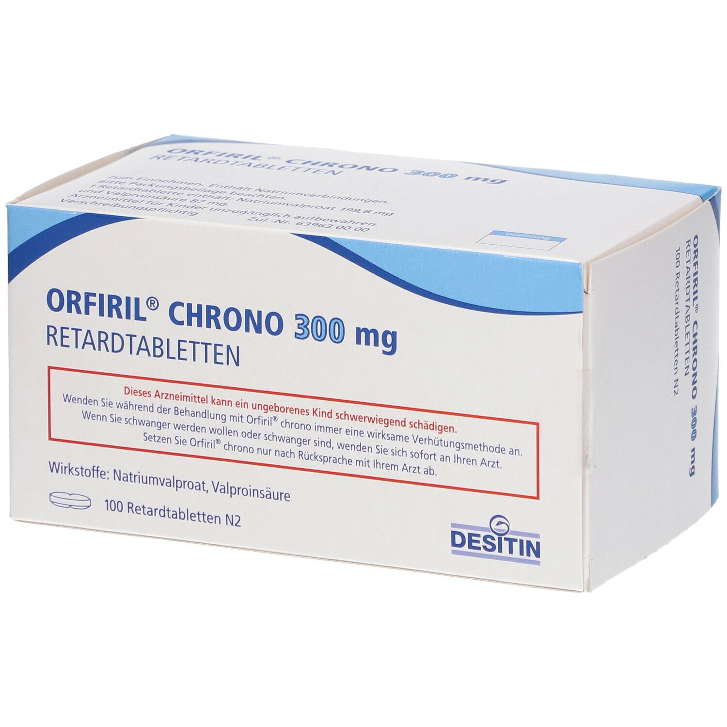 Orfiril® CHRONO 300 mg 100 St mit dem E-Rezept kaufen - Shop Apotheke