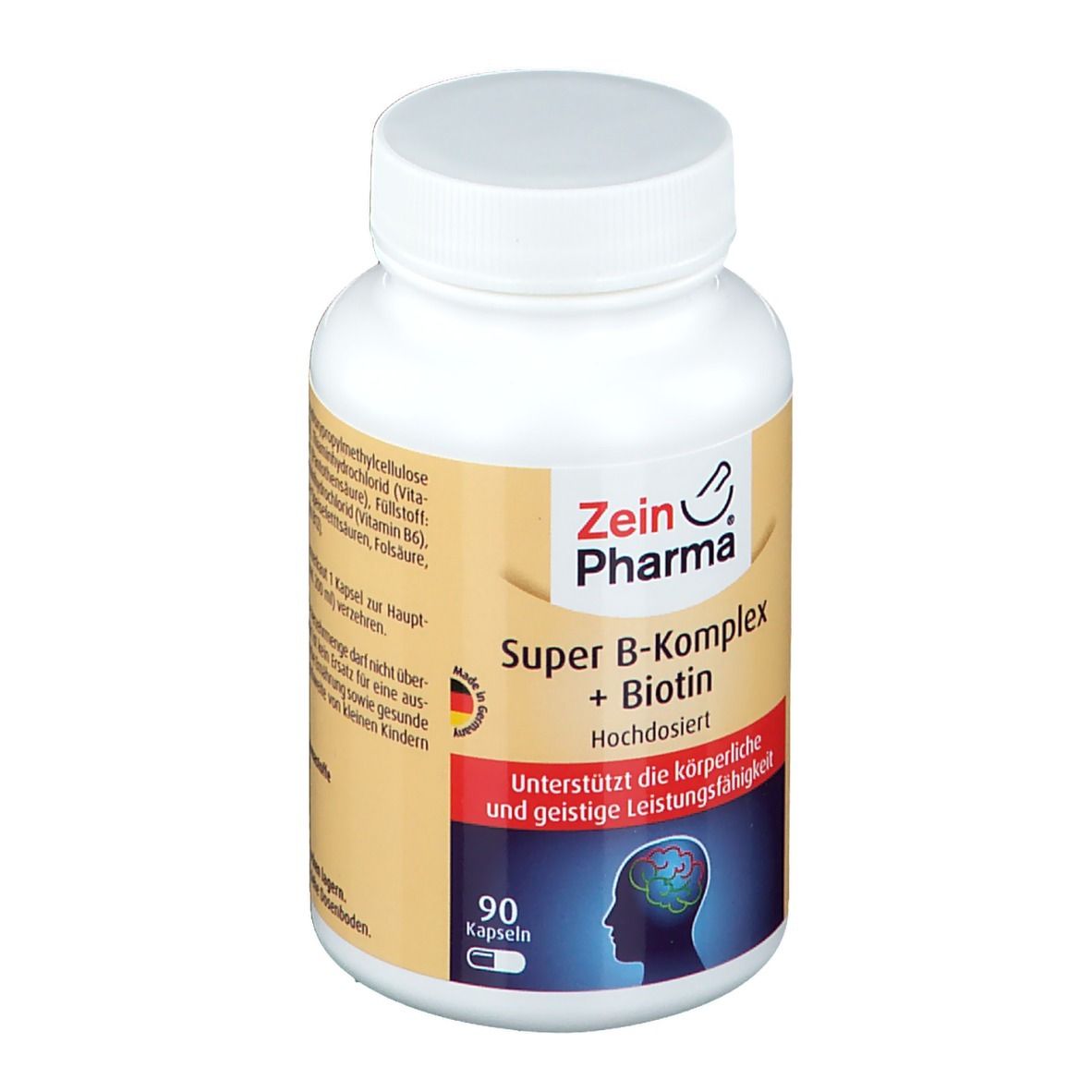 ZeinPharma® Vitamin B Komplex Kapseln + Biotin Super 90 St - shop ...