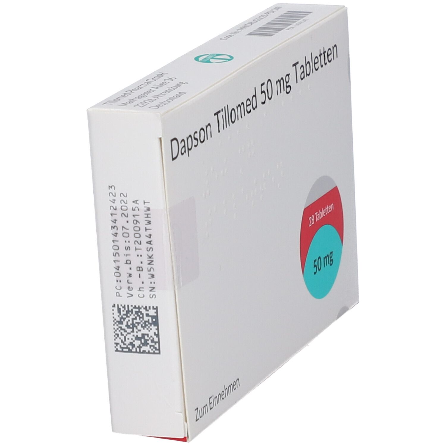 Dapson TillomED50 mg 28 St mit dem E-Rezept kaufen - Shop Apotheke