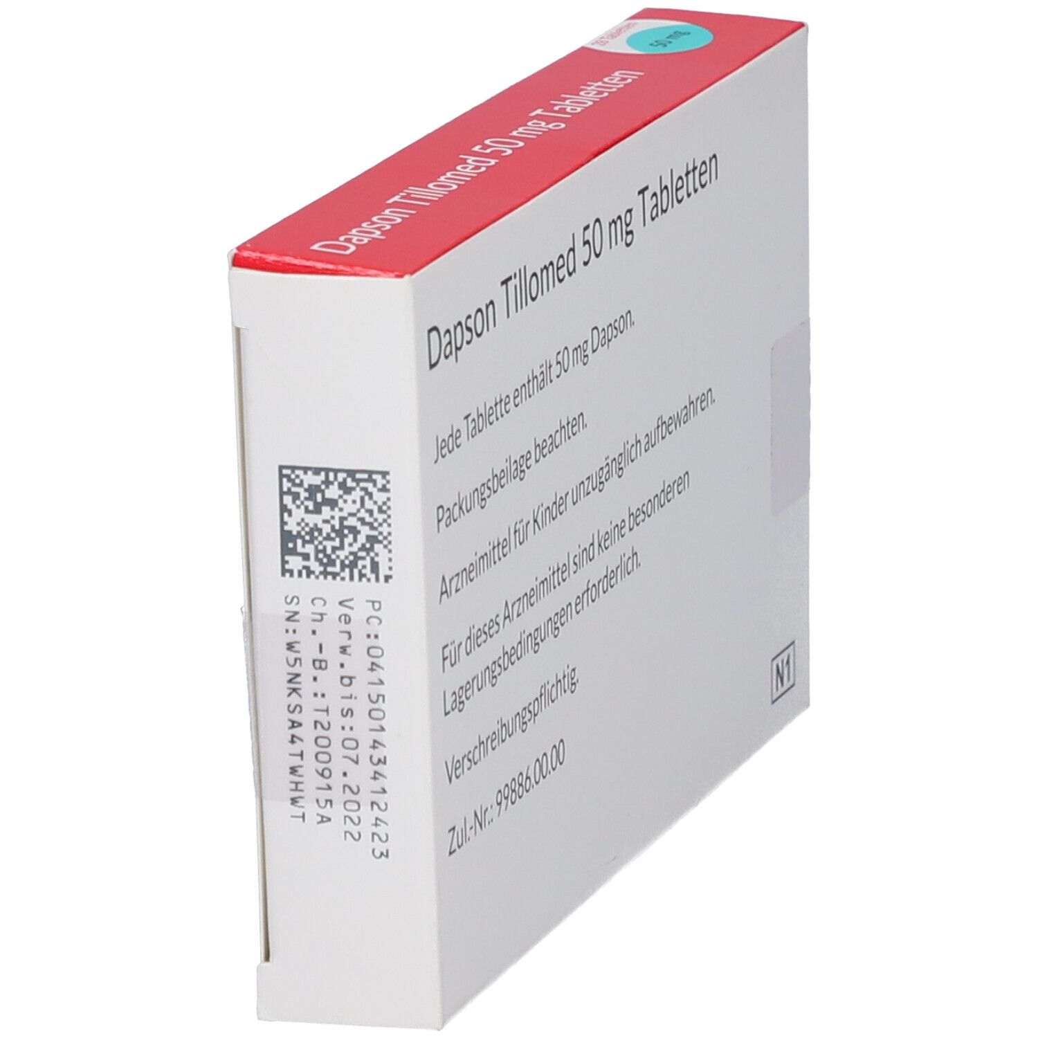 Dapson TillomED50 mg 28 St mit dem E-Rezept kaufen - Shop Apotheke