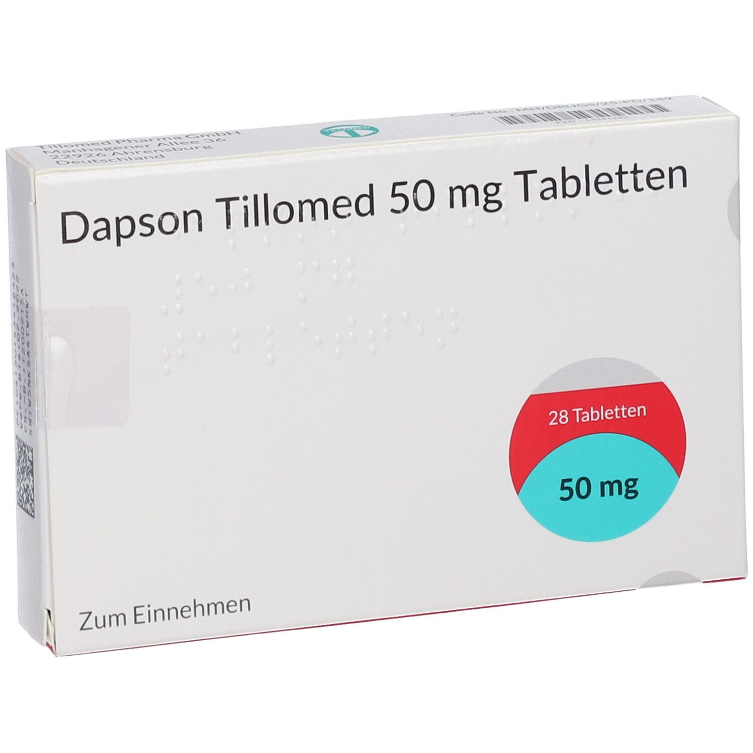 Dapson TillomED50 mg 28 St mit dem E-Rezept kaufen - Shop Apotheke