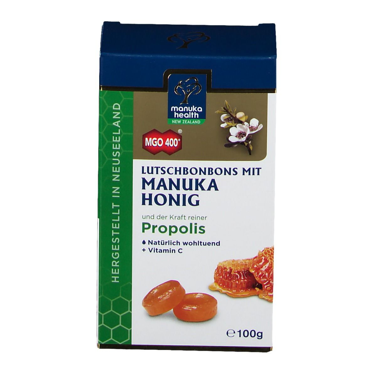 Manuka-Honig MGO™ 400+ Propolis Lutschbonbons 100 g - Shop Apotheke
