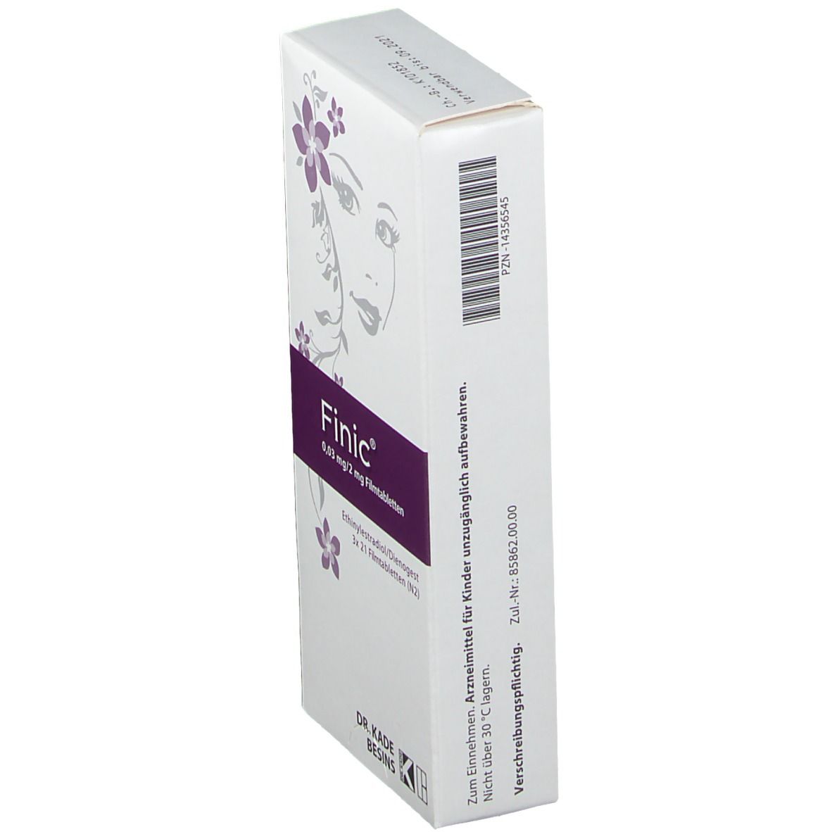 Finic® 0,03 mg/2 mg 63 St mit dem E-Rezept kaufen - Shop Apotheke