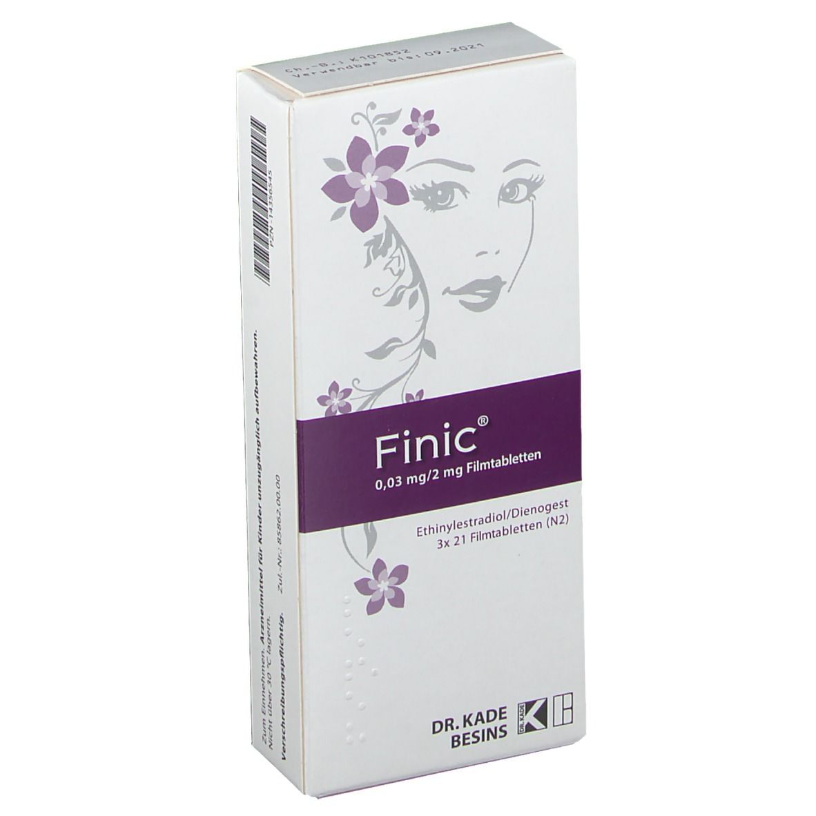 Finic® 0,03 mg/2 mg 63 St mit dem E-Rezept kaufen - Shop Apotheke