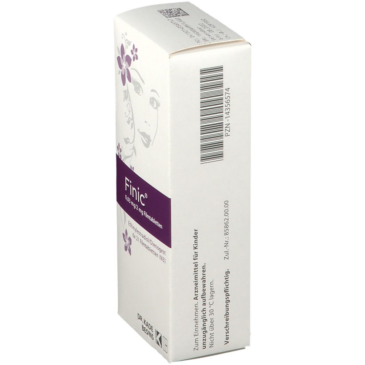 Finic® 0,03 mg/2 mg 126 St mit dem E-Rezept kaufen - Shop Apotheke