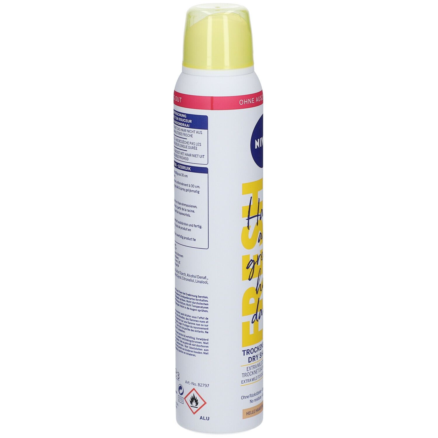 NIVEA® Hair Care Fresh Revive 3in1 Trockenshampoo Helle Haartöne 200 ml ...