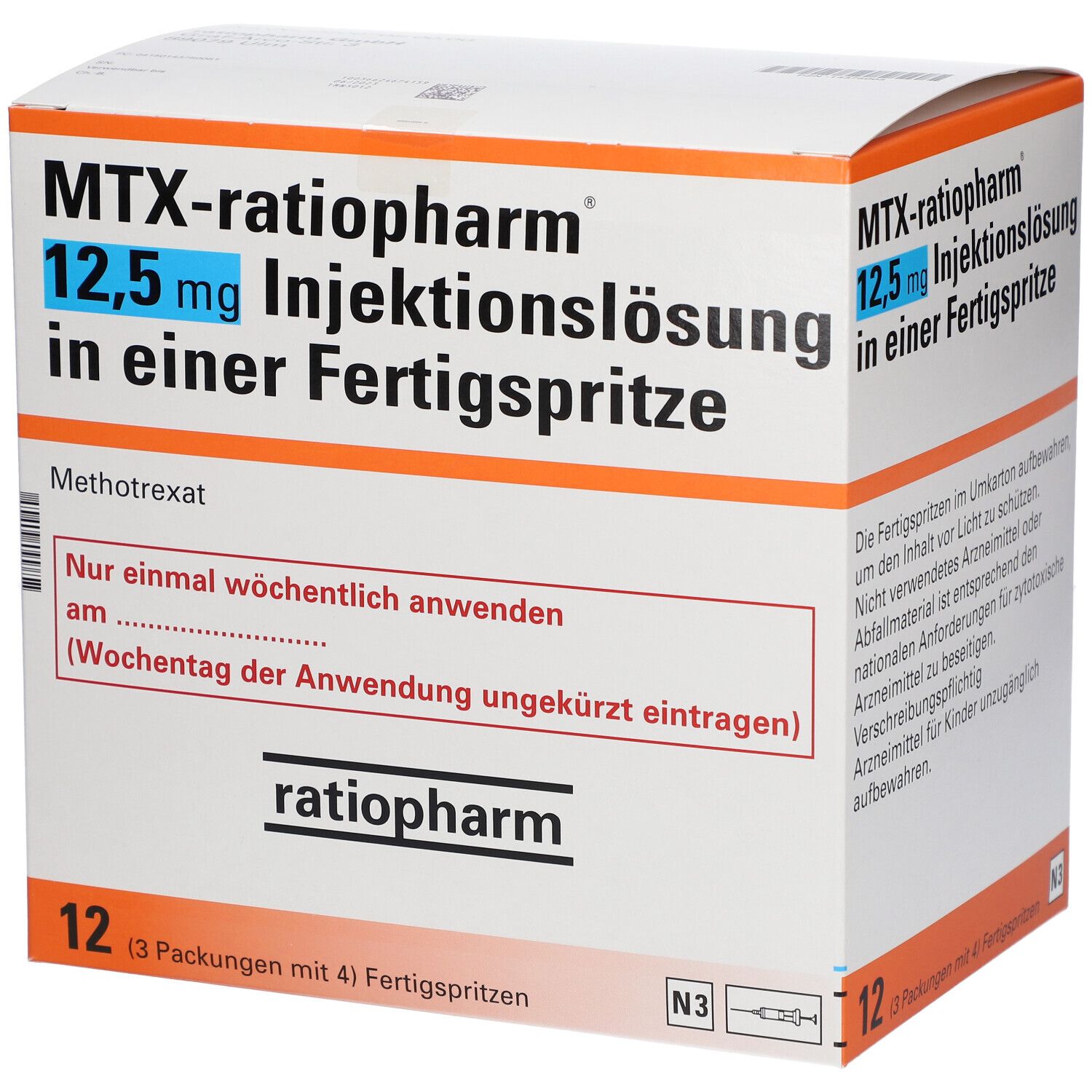 MTX-ratiopharm® 12,5 mg 12 St - shop-apotheke.com