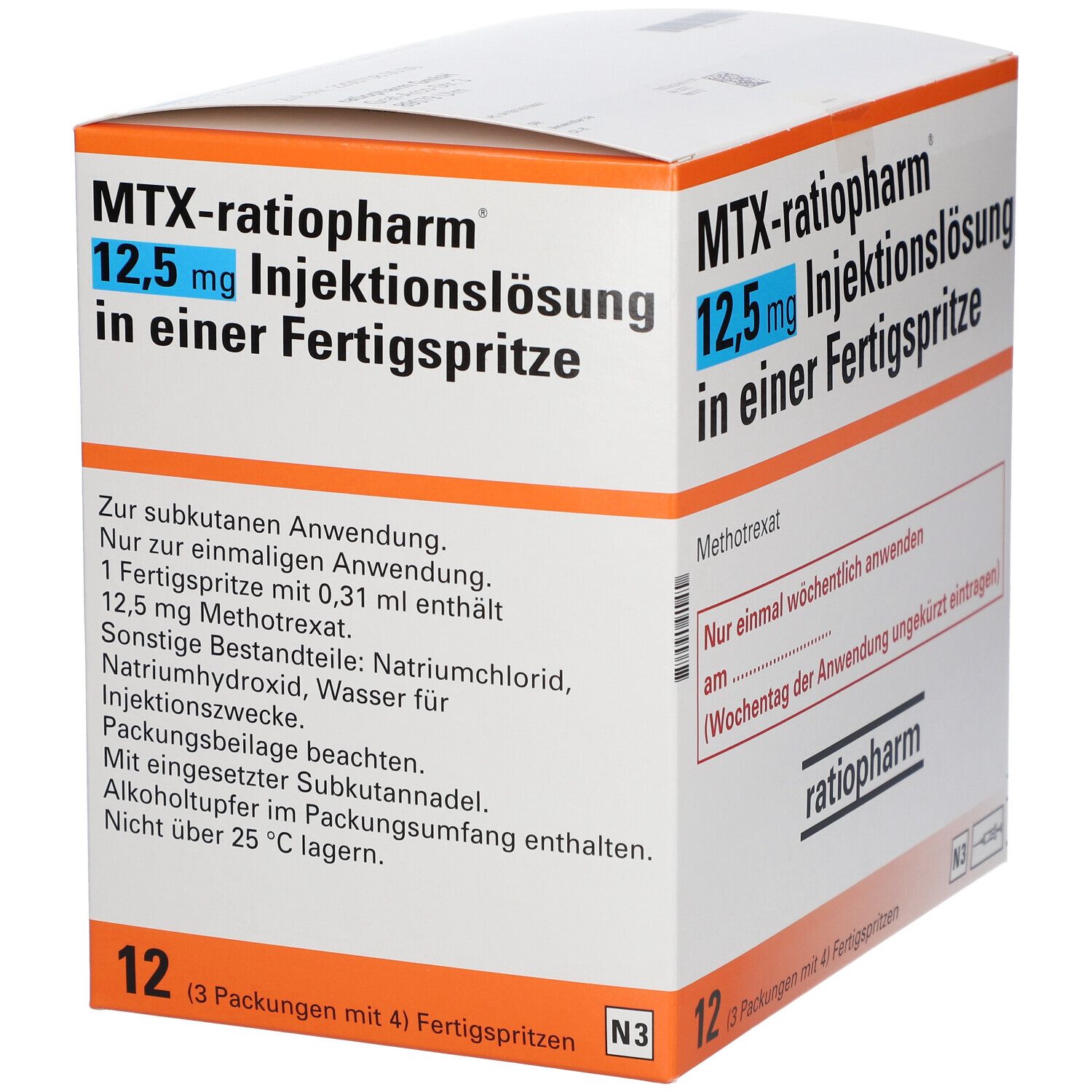 MTX-ratiopharm® 12,5 mg 12 St - shop-apotheke.com