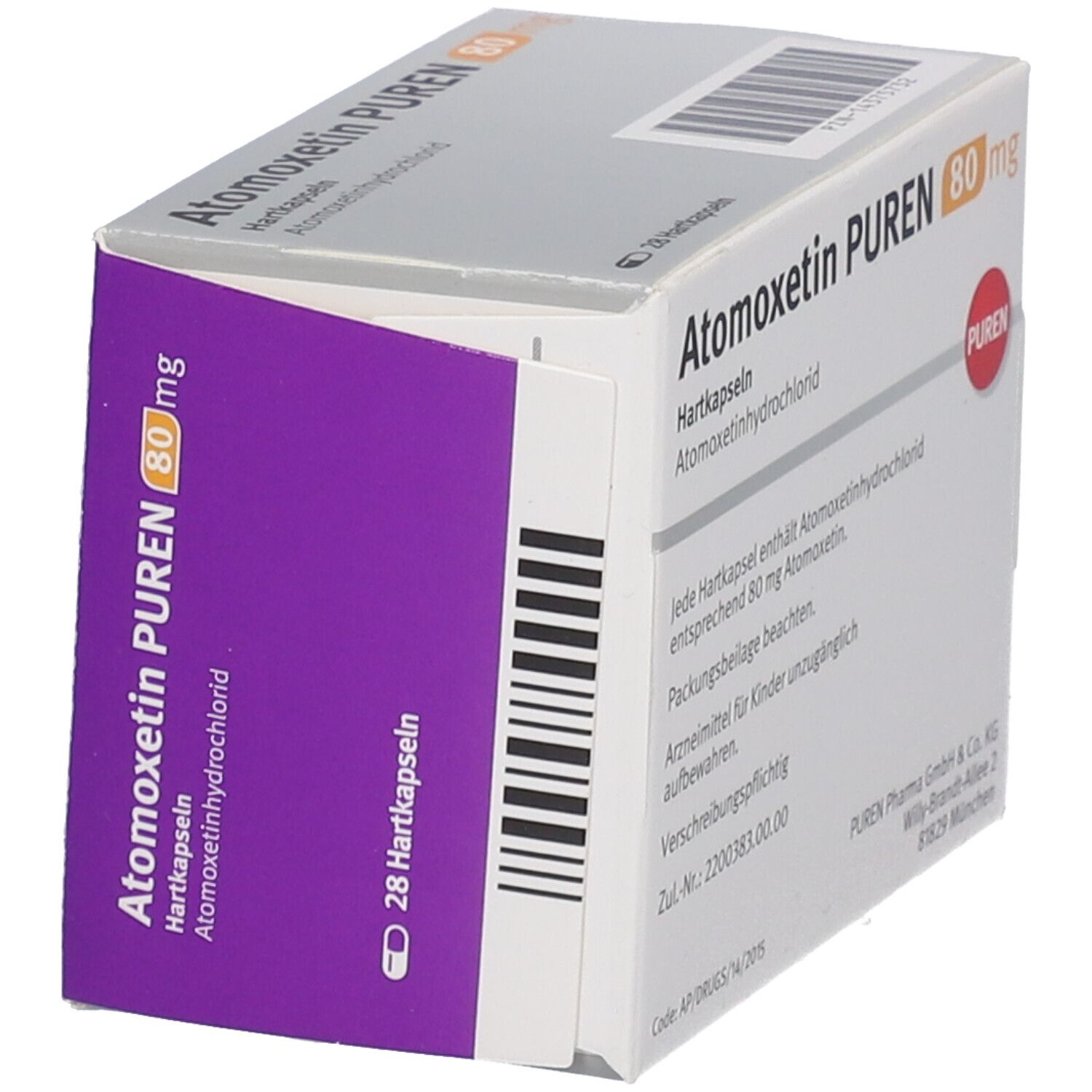 Atomoxetin PUREN 80 mg 28 St mit dem E-Rezept kaufen - Shop Apotheke