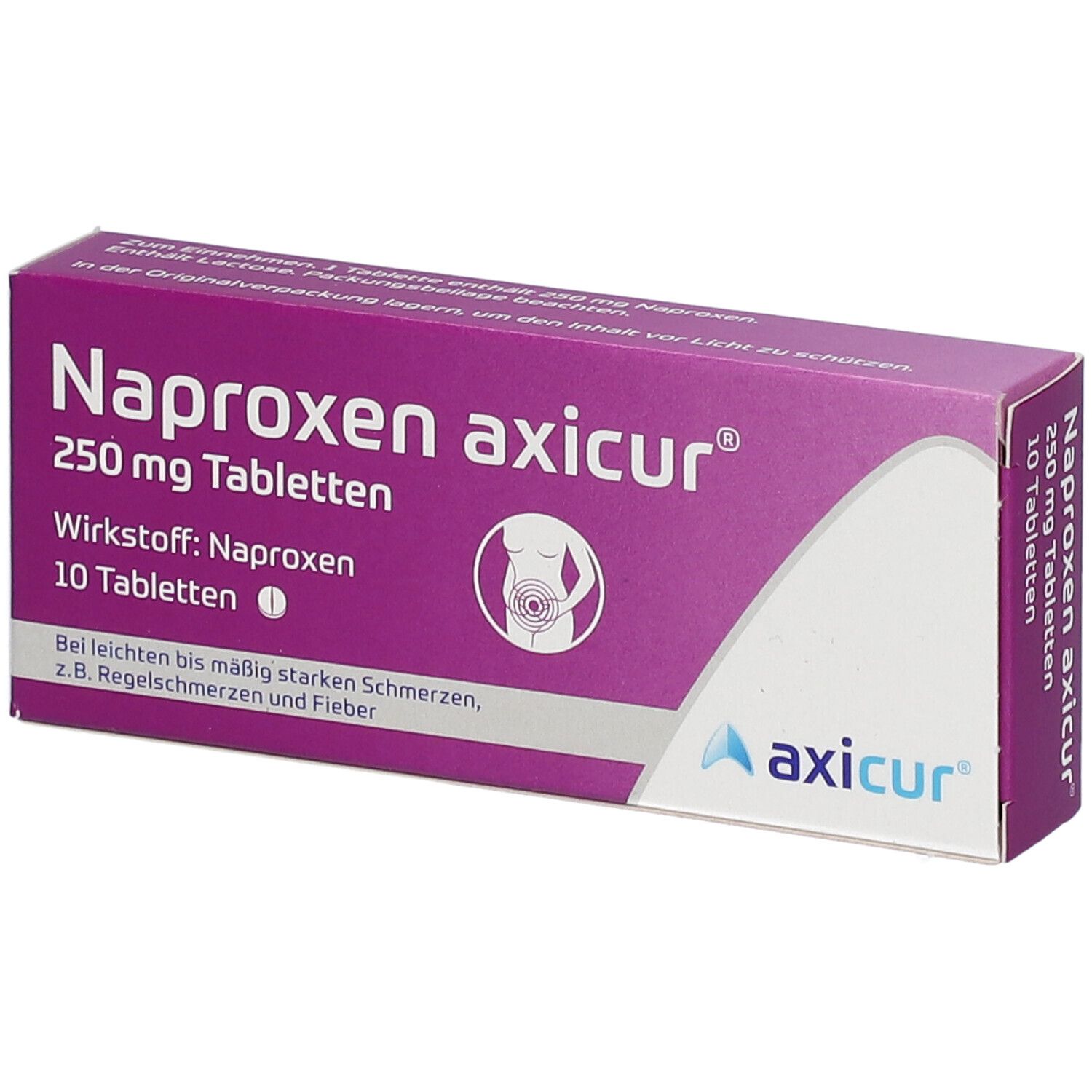 Naproxen axicur® 250 mg 10 St - Shop Apotheke