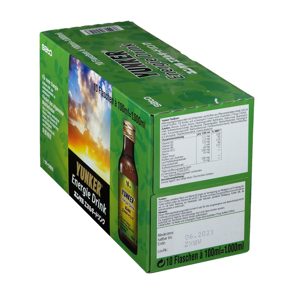 Yunker Energy Drink 10x100 ml - shop-apotheke.com